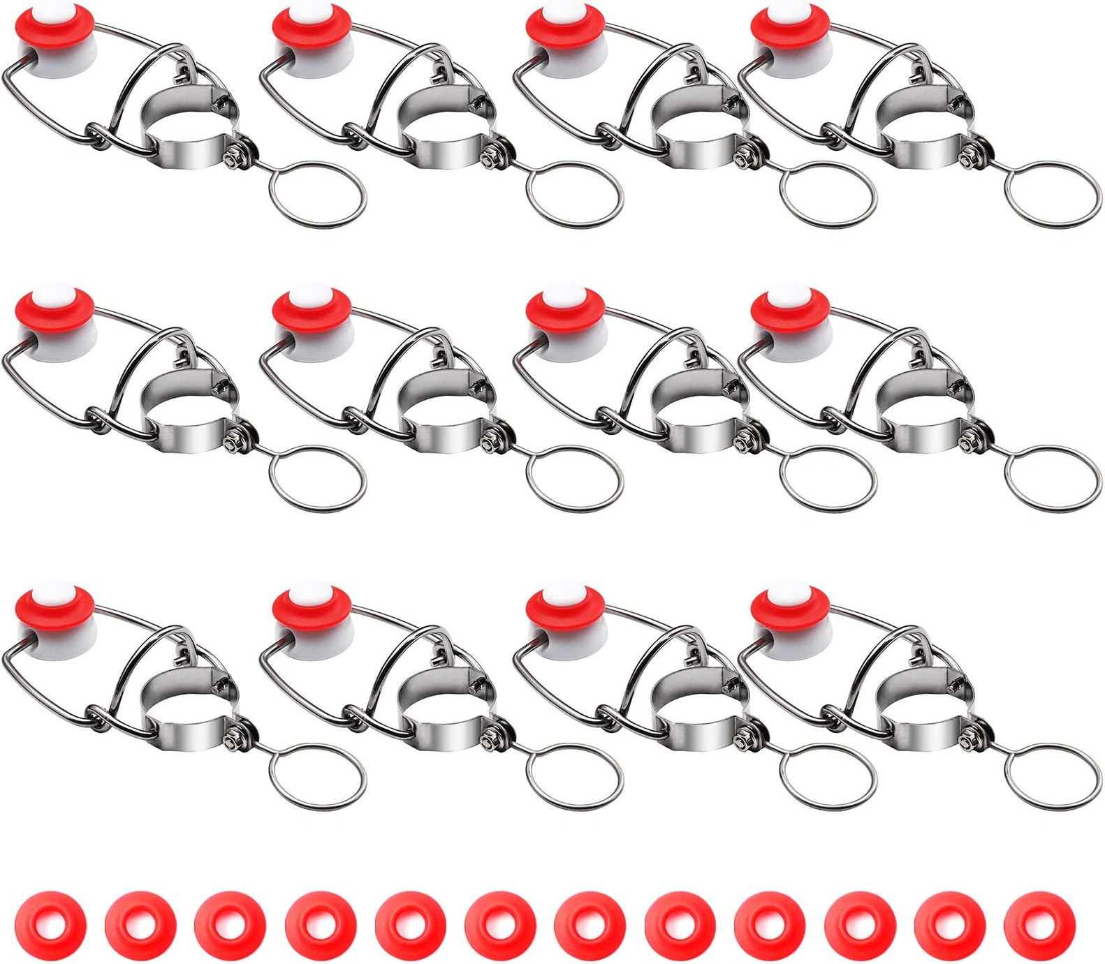 Amazon.com: LEEFONE 18 PCS Silicone Rubber Bottle Caps, Reusable Beer ...