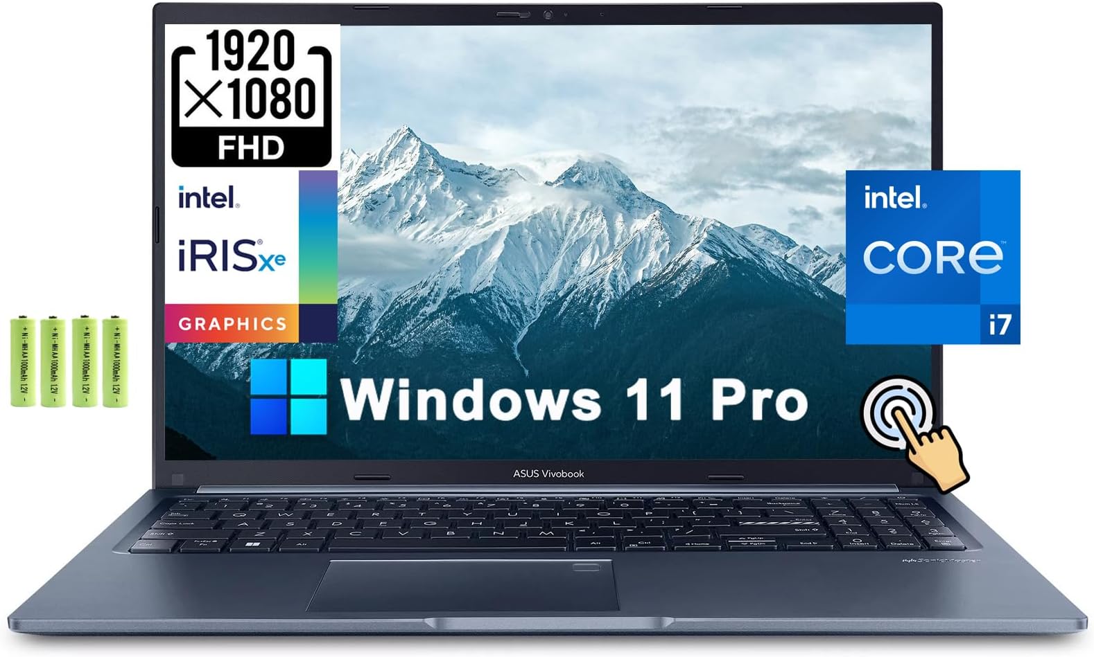 Amazon.com: ASUS Vivobook 15 15.6" FHD Touchscreen Business Laptop ...