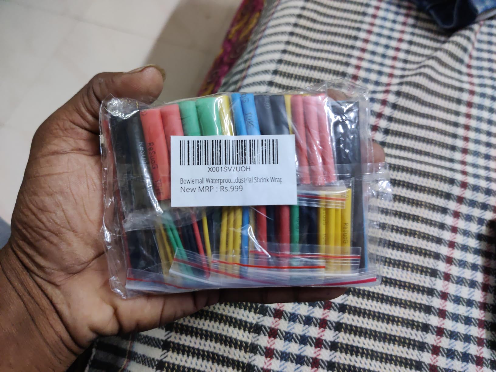 Bowiemall Waterproof Heat Shrink Tubing Kit 164Pcs 2:1 Ratio Adhesive ...