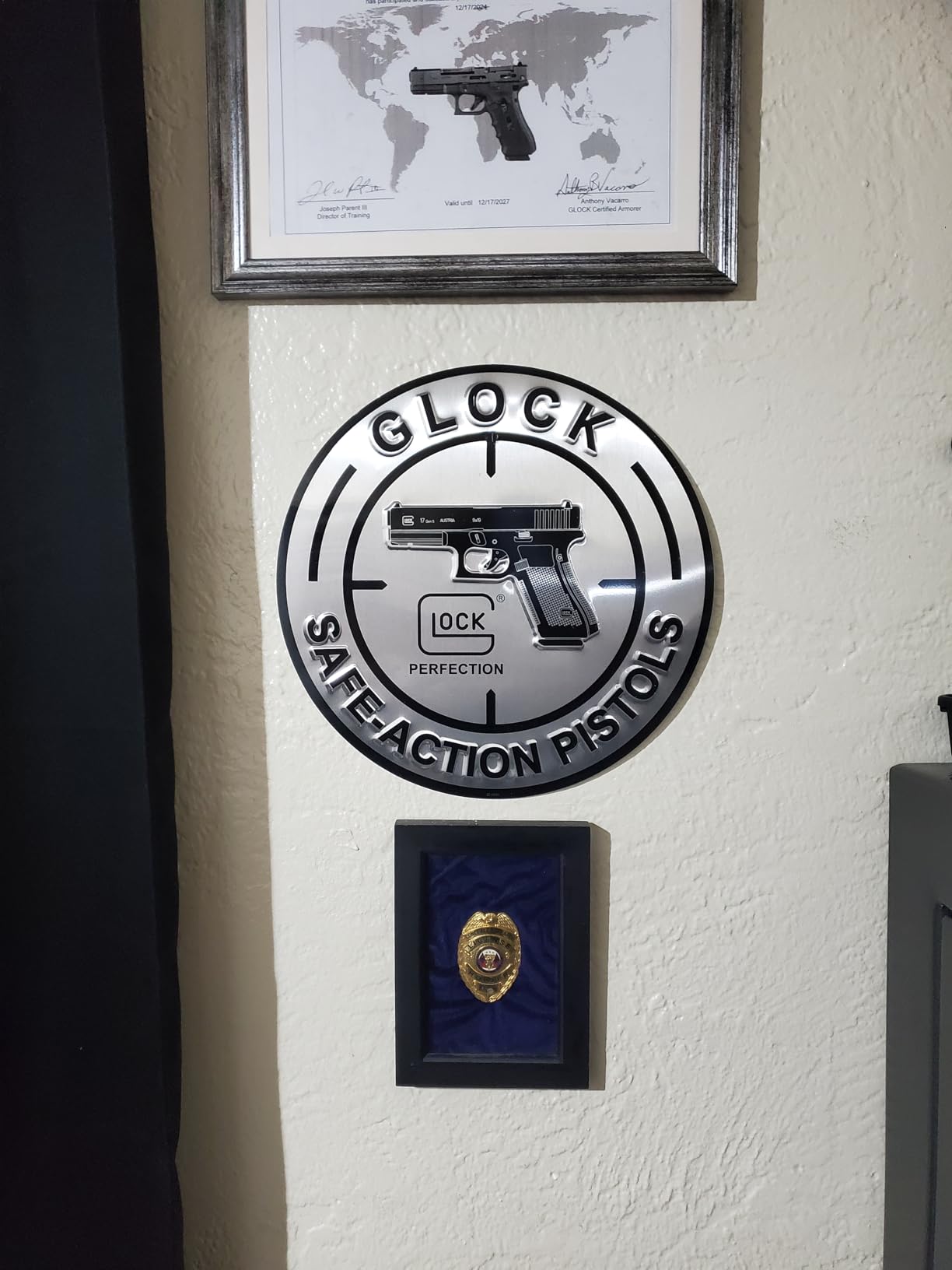 $2/mo - Finance Glock Perfection OEM Safe Action Aluminum Sign | Buy ...