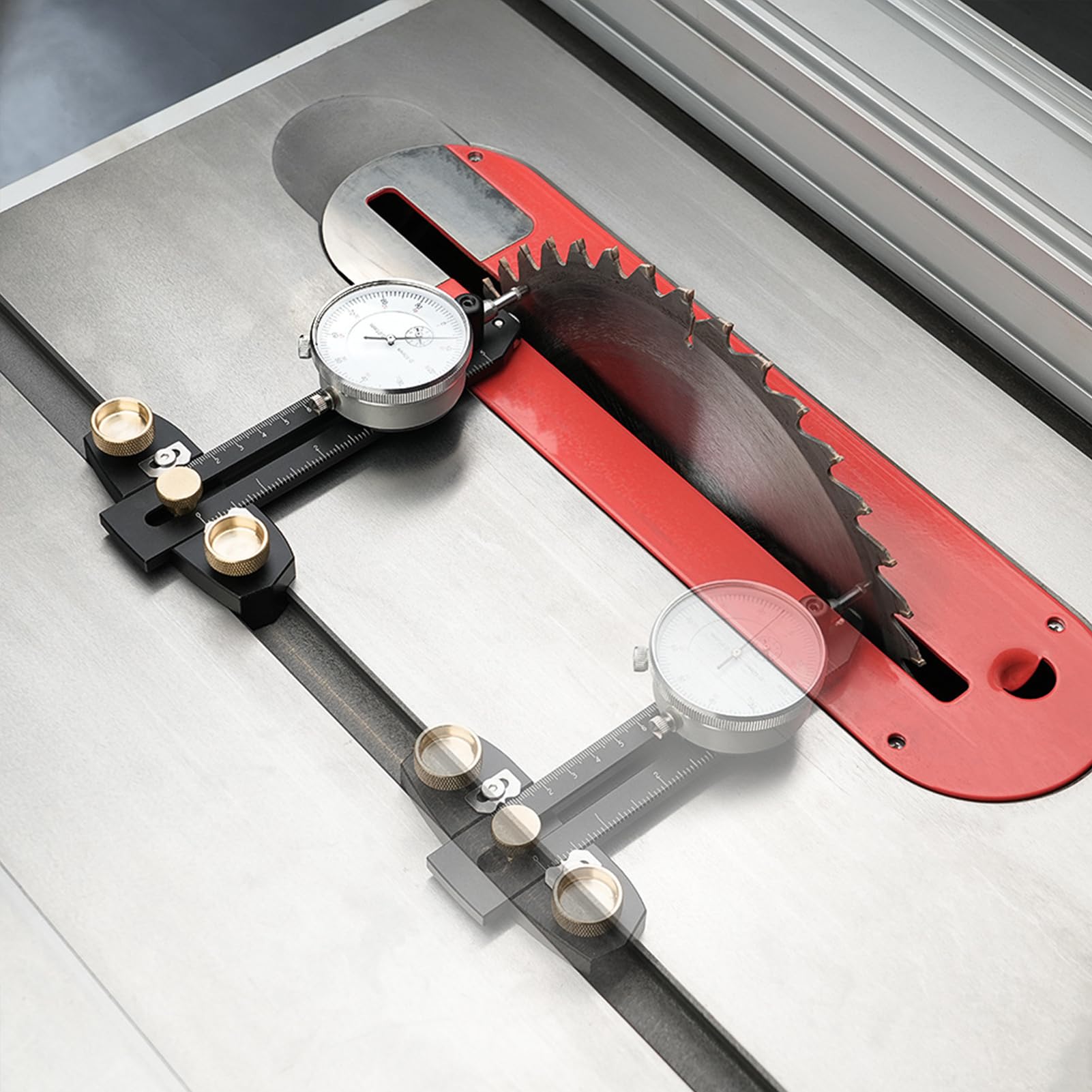 Miter Gauge Alignment Pumwoy Table Saw Dial Indicator Gauge ...