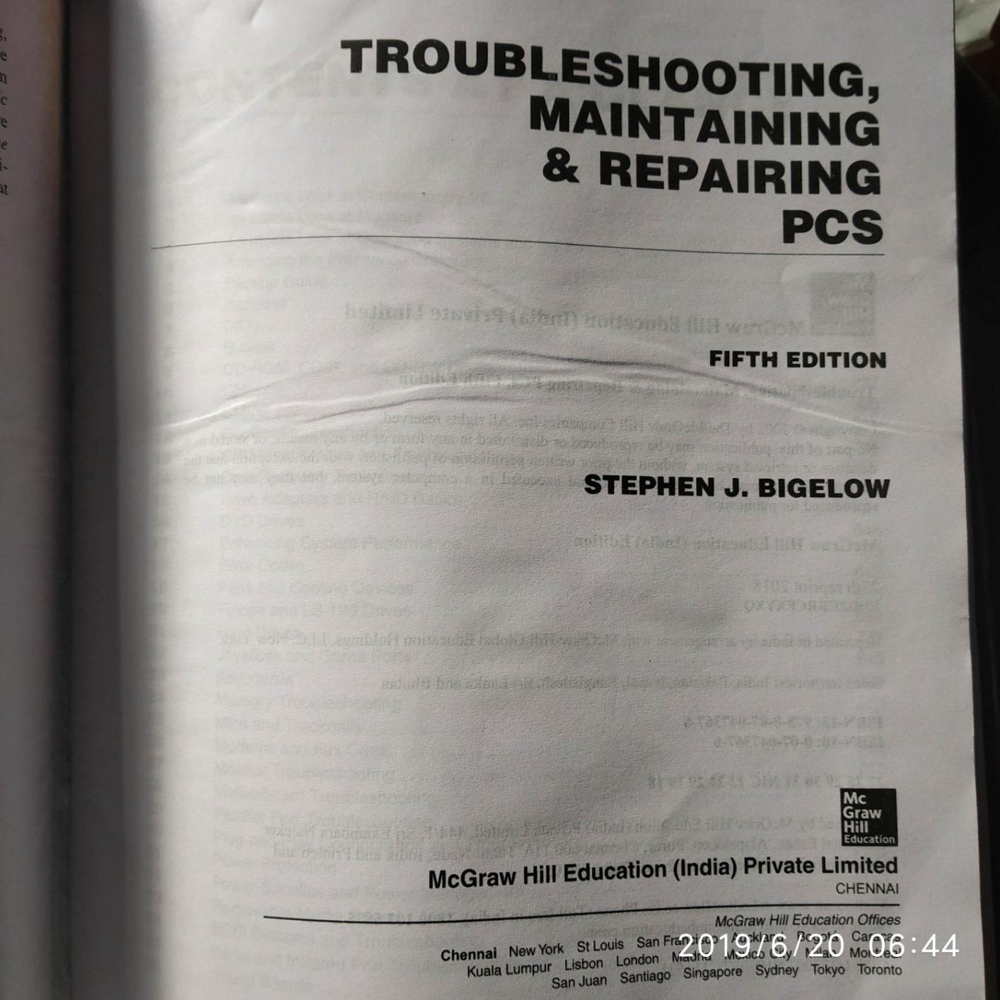 Troubleshooting, maintaining & repairing PCs : Amazon.in: Books