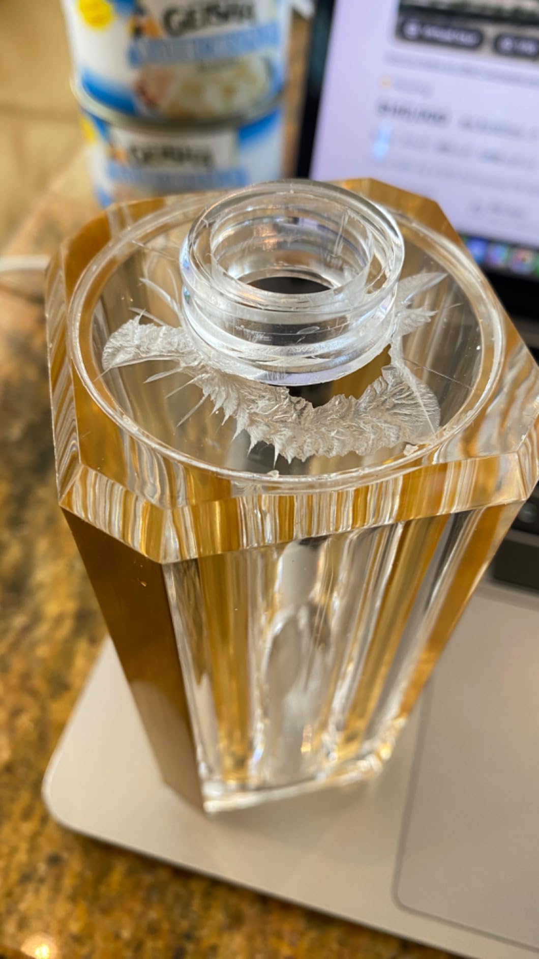 Amazon.com: 4-Piece Premium Acrylic Bathroom Accessory Set-Hand ...