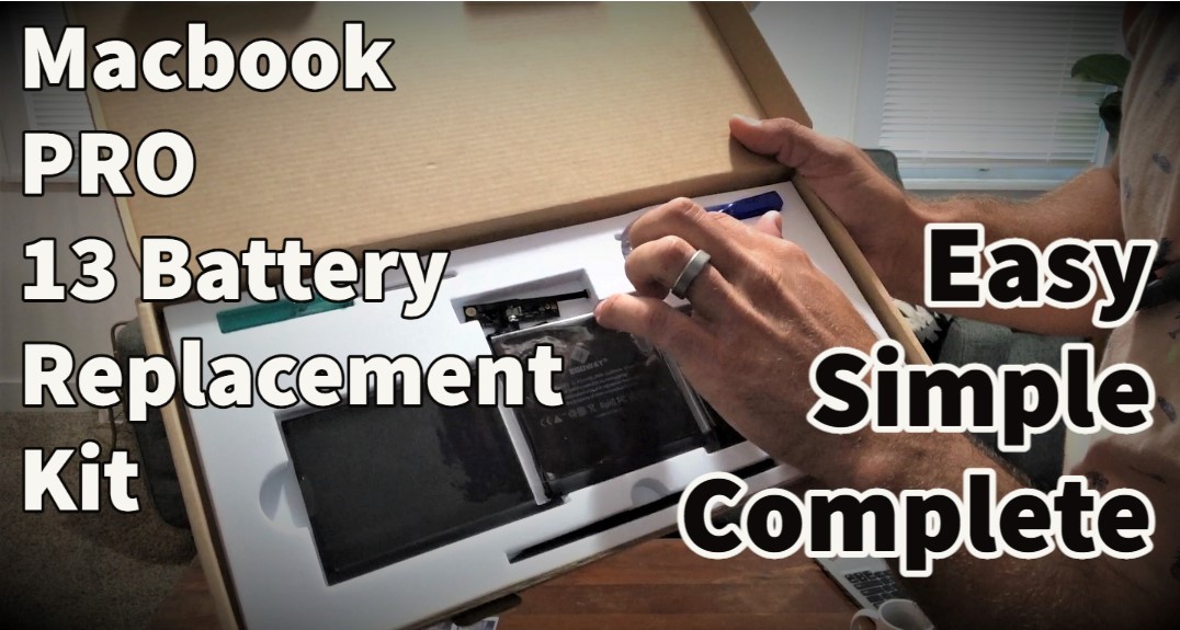Watch Macbook Pro 13 Battery Replacement Kit on Amazon Live