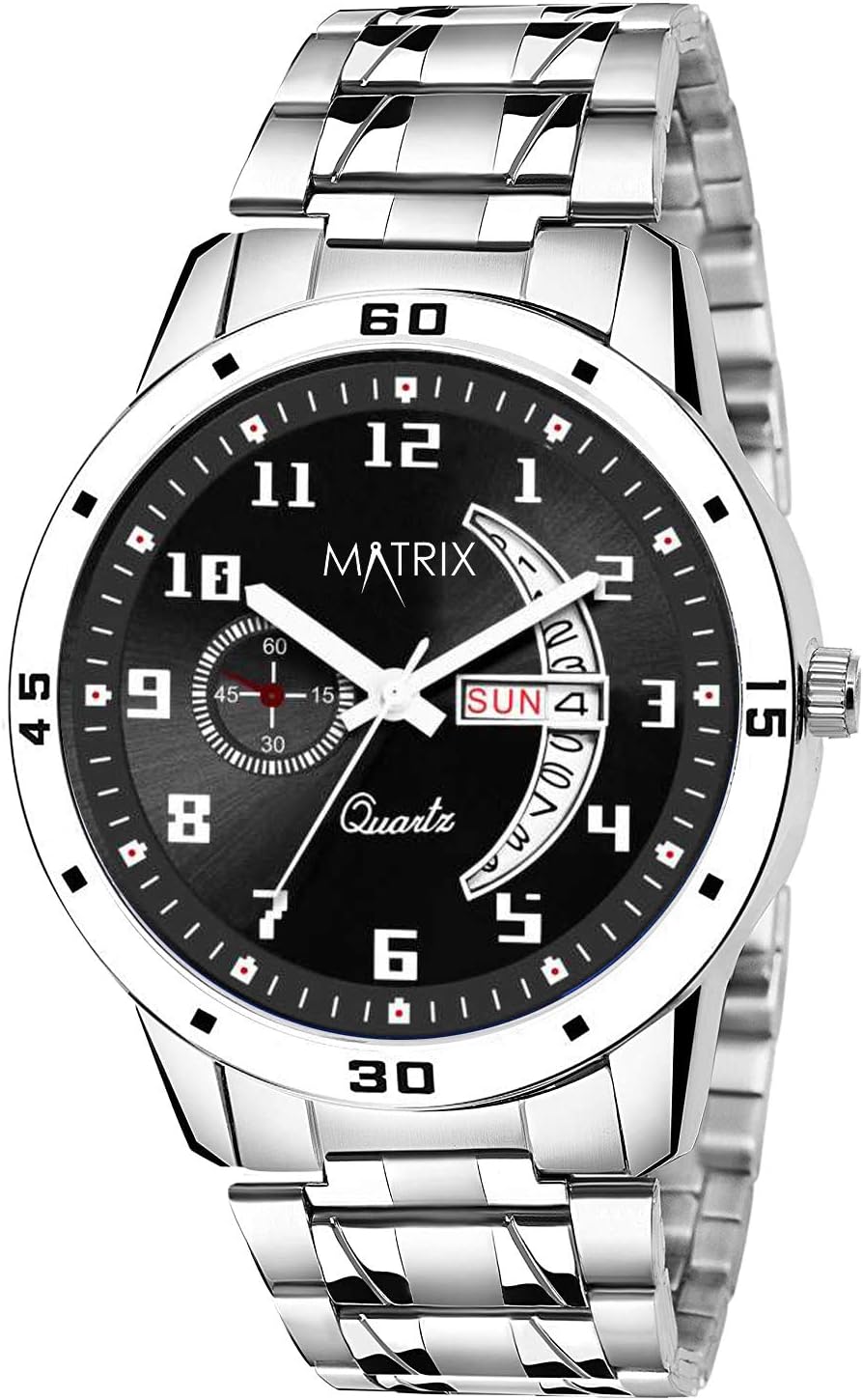 TIMEWEAR Formal Day Date Stainless Steel Watch Collection For Men ...