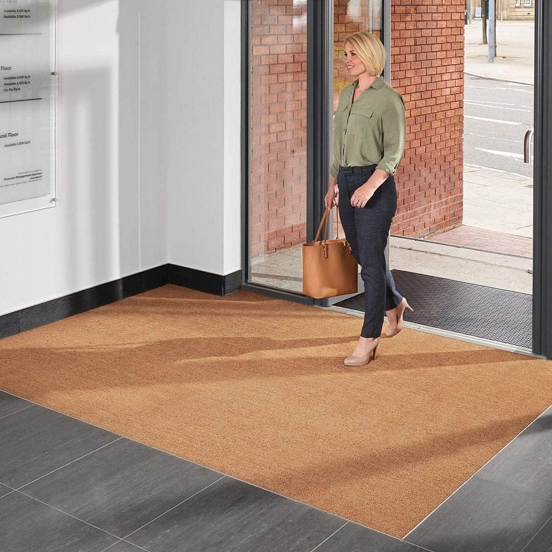 Jacksons Heavy Duty Coir Entrance Matting - Indoor/Outdoor - 1m or 2m ...