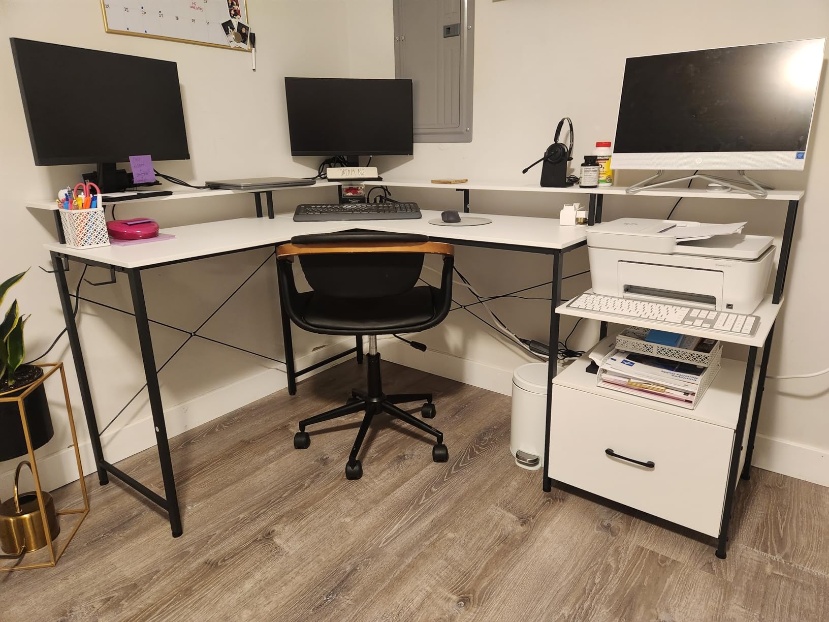 $32/mo - Finance Rolanstar CPT022-RR Computer Desk_CPT022, 18.50" D x ...