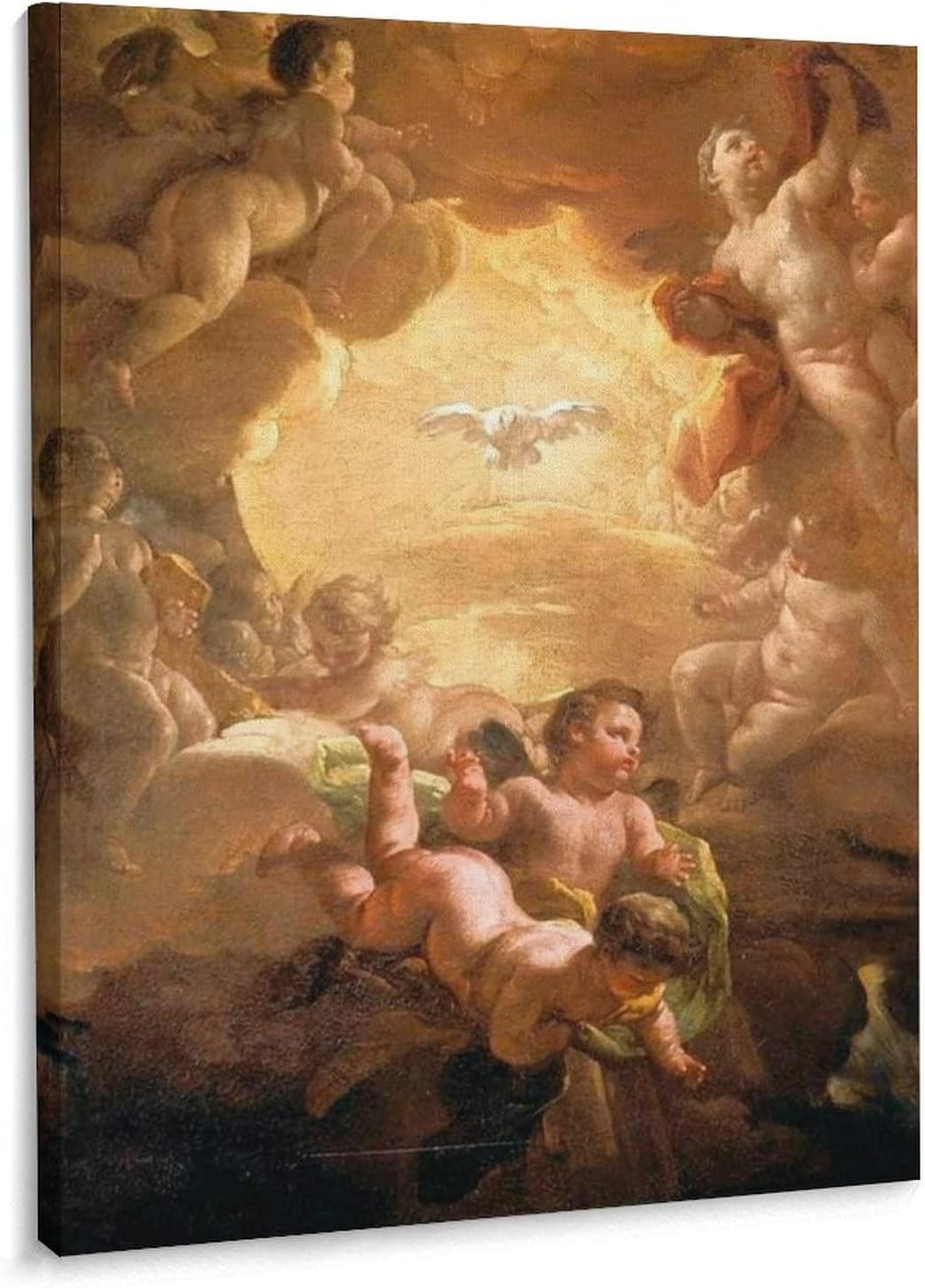 Amazon.com: Rococo Art Holy Spirit Religious Art Painting Canvas Print ...