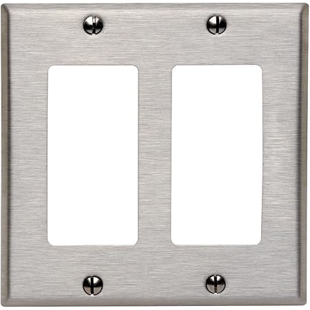 Leviton 84401-40 1-Gang Decora/GFCI Device Decora Wallplate , Device ...