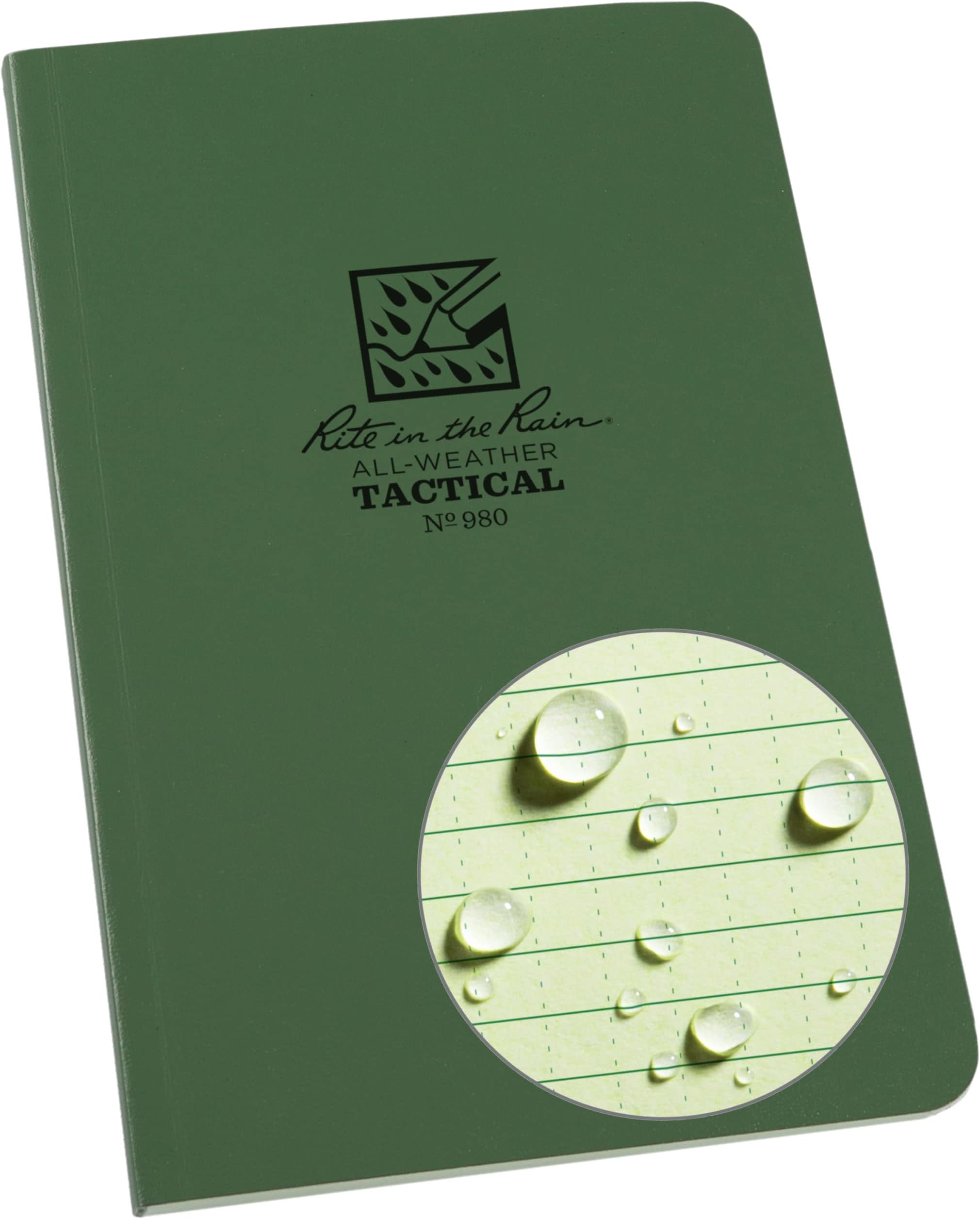 Amazon.com : Rite in the Rain Weatherproof Soft Cover Pocket Notebook ...