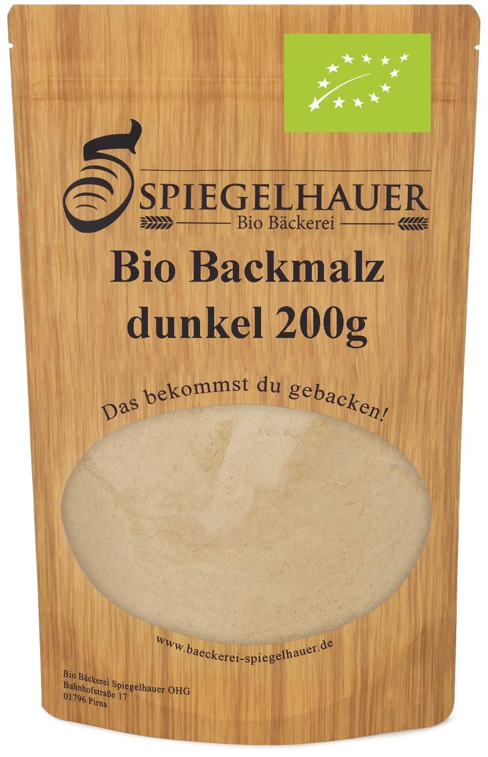 Bio Backmalz dunkel - qualitativ hochwertig und enzyminaktiv ...