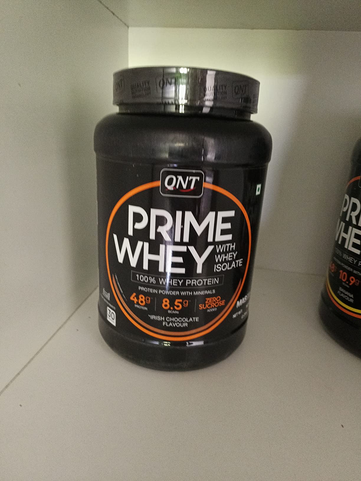 QNT Prime Whey Protein Powder with Multivitamins | Kesar Kaju Pista ...