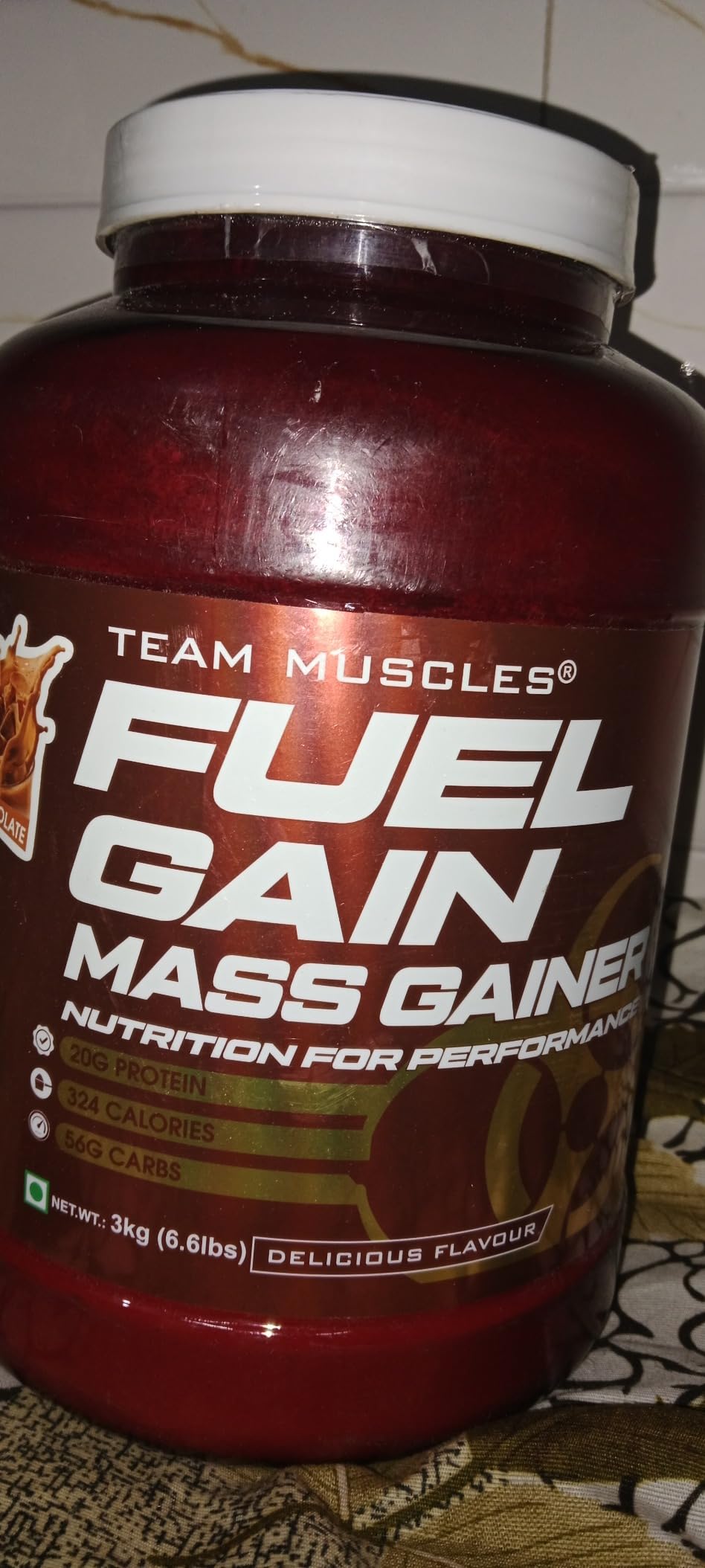 TEAM MUSCLES TM Fuel Gain Mass Gainer-3 Kg| Weight Gainer | Heavy ...