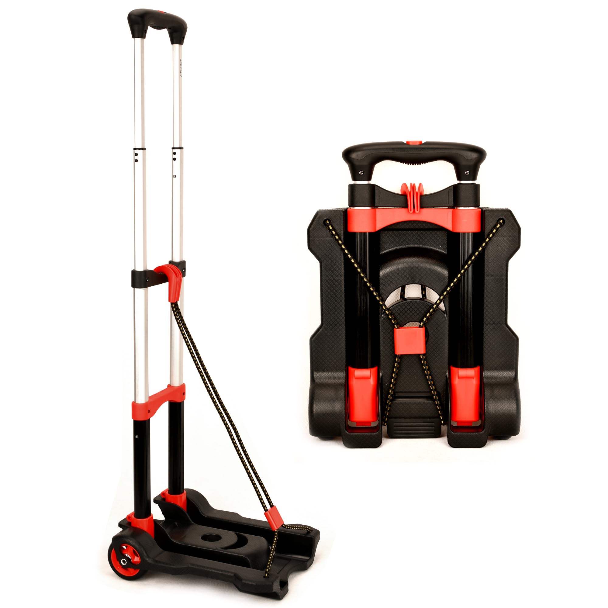 Acroma Aviation Aluminum Foldable Luggage Cart - Lightweight 35kgs ...