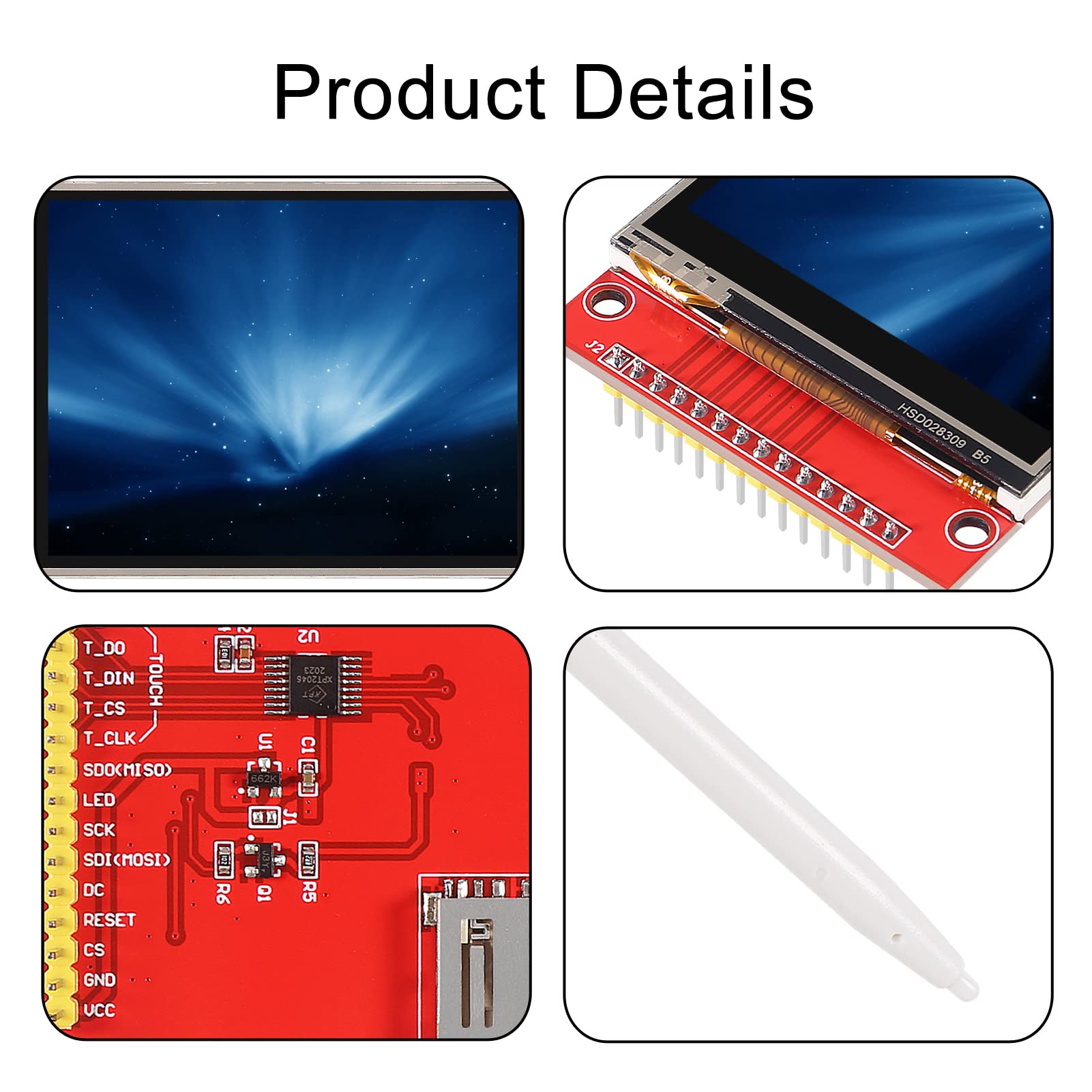 Snapklik.com : ACEIRMC ILI9341 2.8" SPI TFT LCD Display Touch Panel 240X320