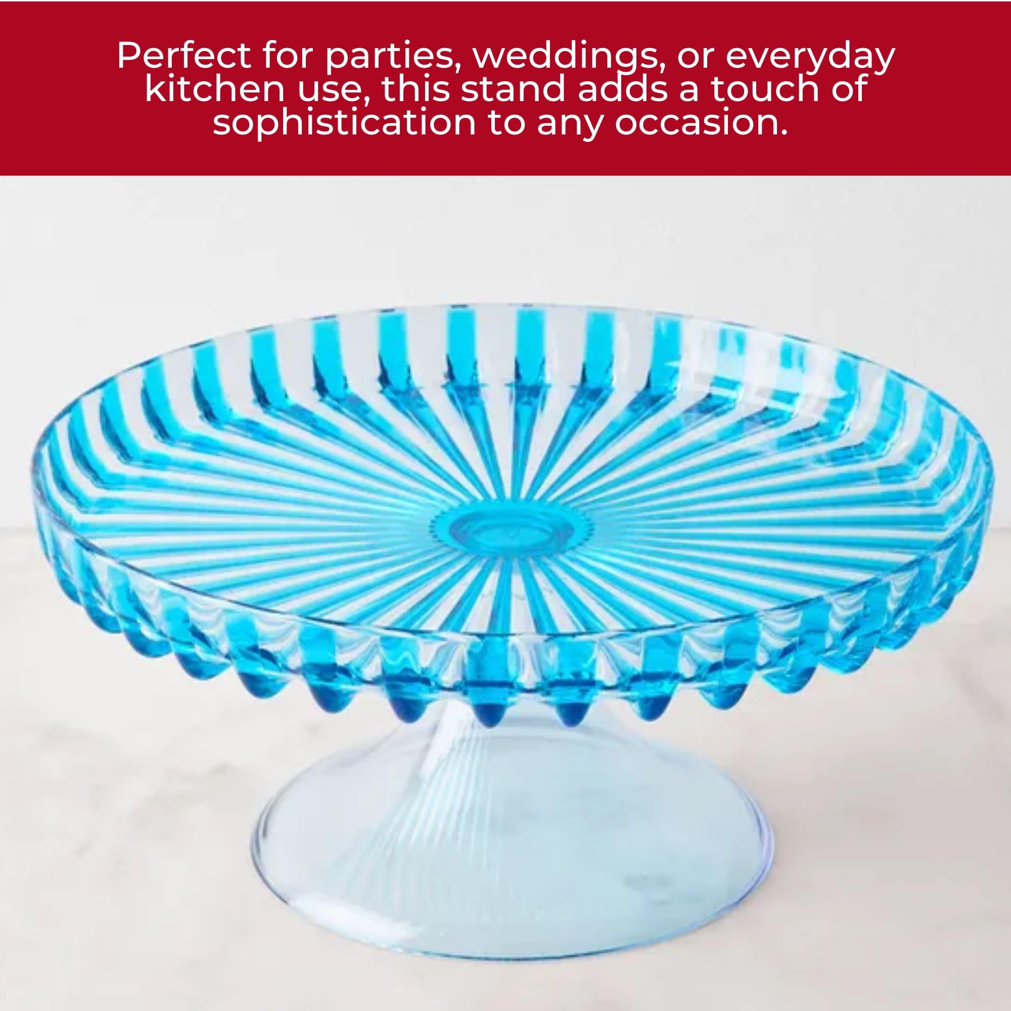 Turquoise Cake Stand With Dome Juliska Cake Stands Fancy Cake Stands