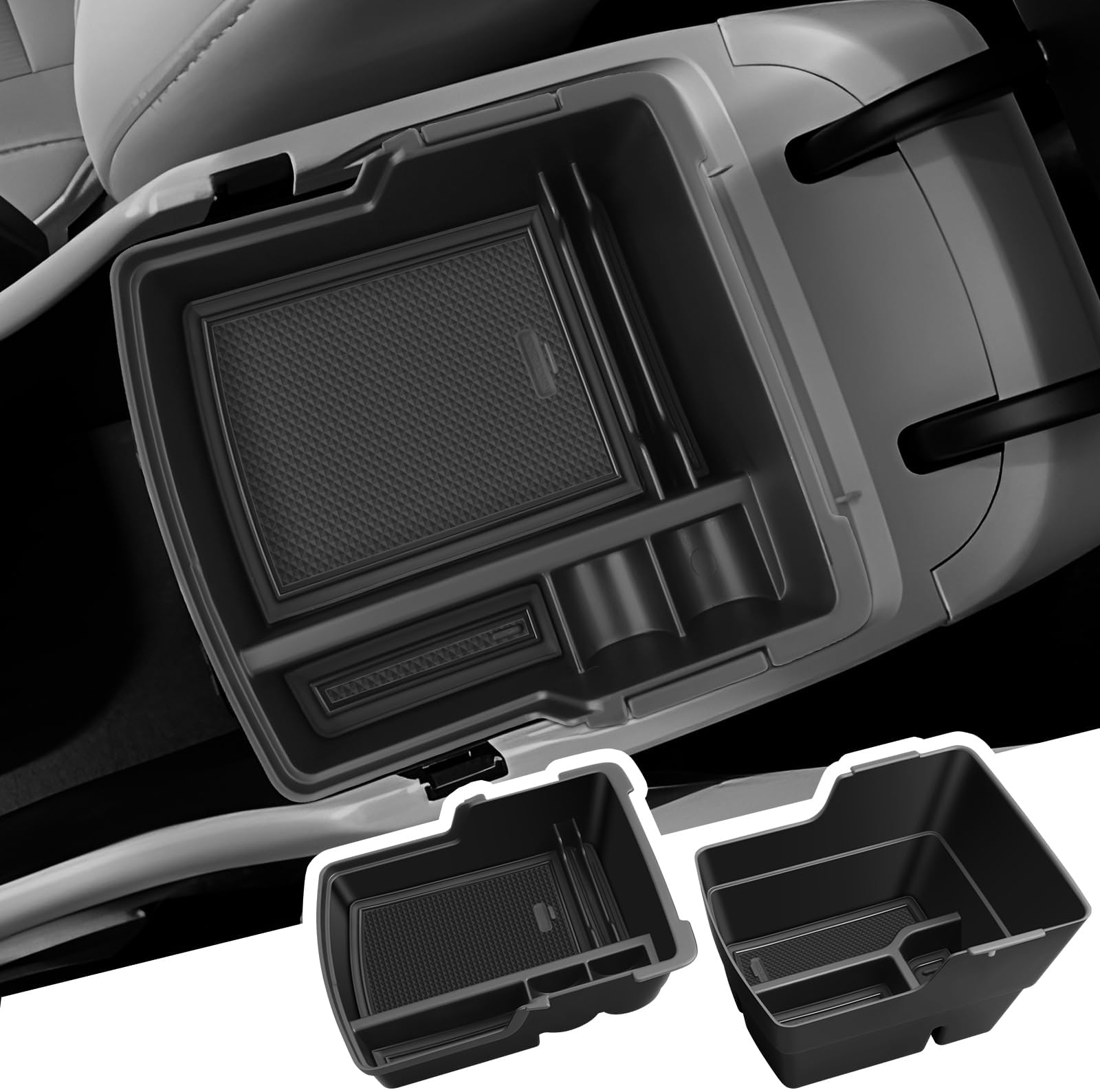 Amazon.com: BIBIB0 for 2024 2025 Hyundai Kona Center Console Organizer ...