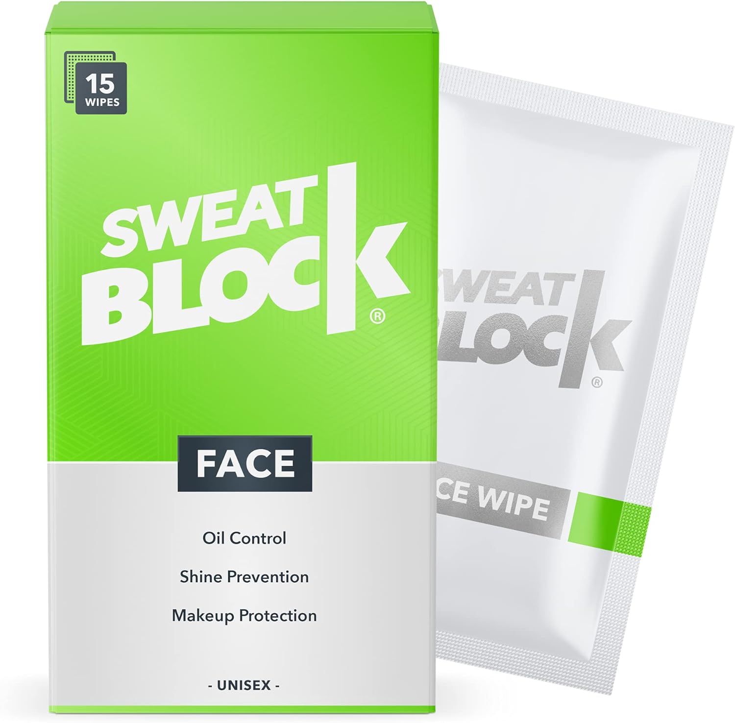 SweatBlock Daily Antiperspirant Face Wipes + Oily Skin Control ...
