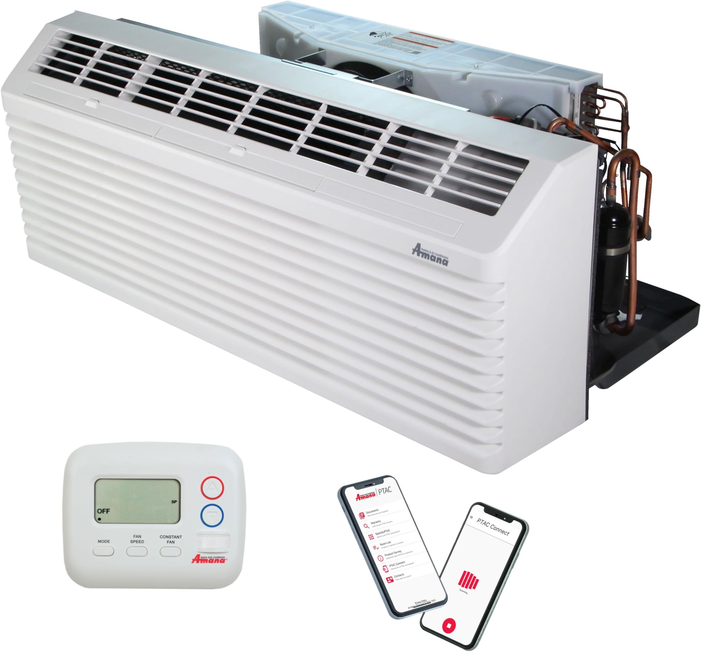 Amazon.com: AMANA 9,200 BTU Mini PTAC Air Conditioner with 3.5 KW Heat ...