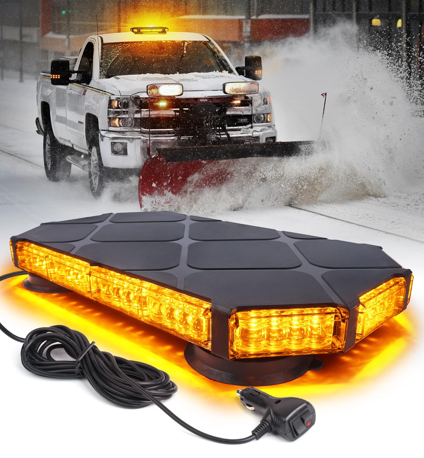 Snapklik.com : LUMENIX 56 LED Roof Top Strobe Beacon Lights Bar Rooftop ...