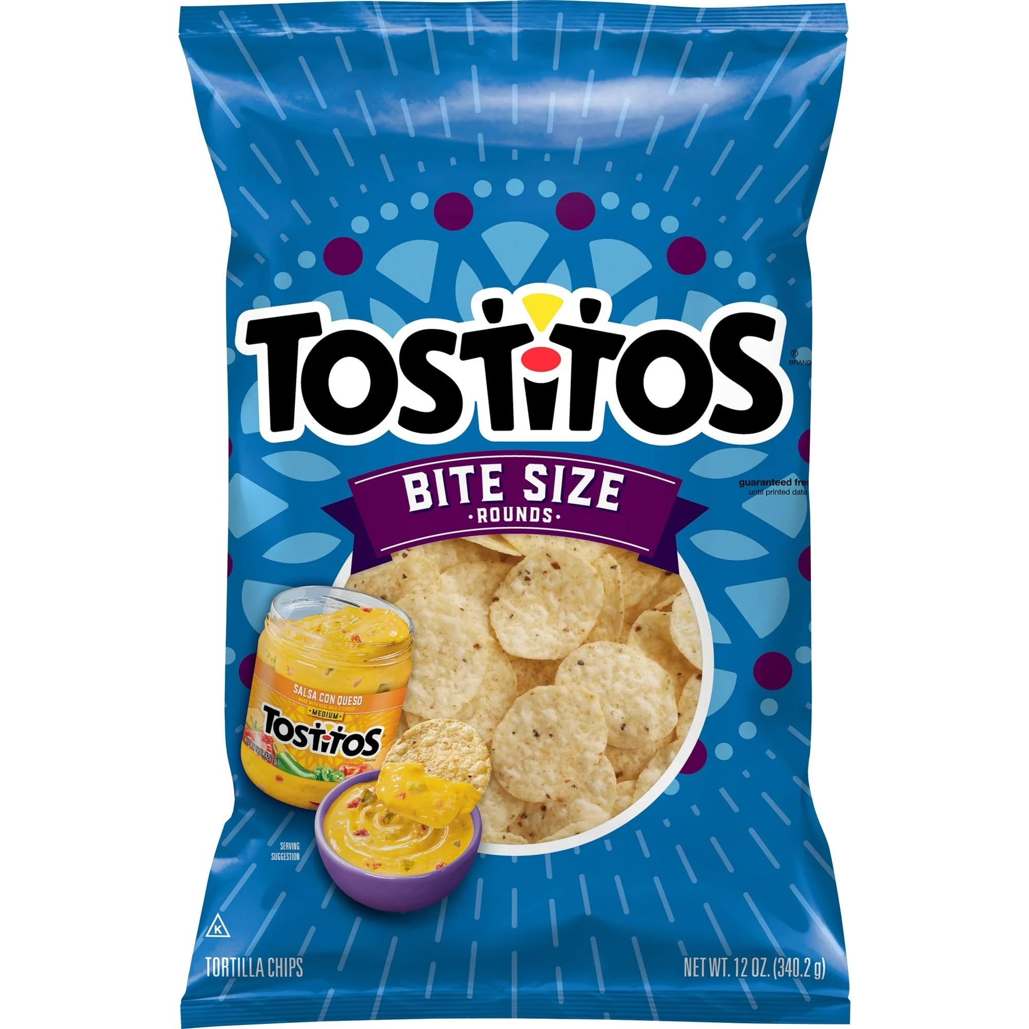 Buy Tostitos Round Bite Size Tortilla Chips, 12 Ounce Bag, 1 Bag Total ...