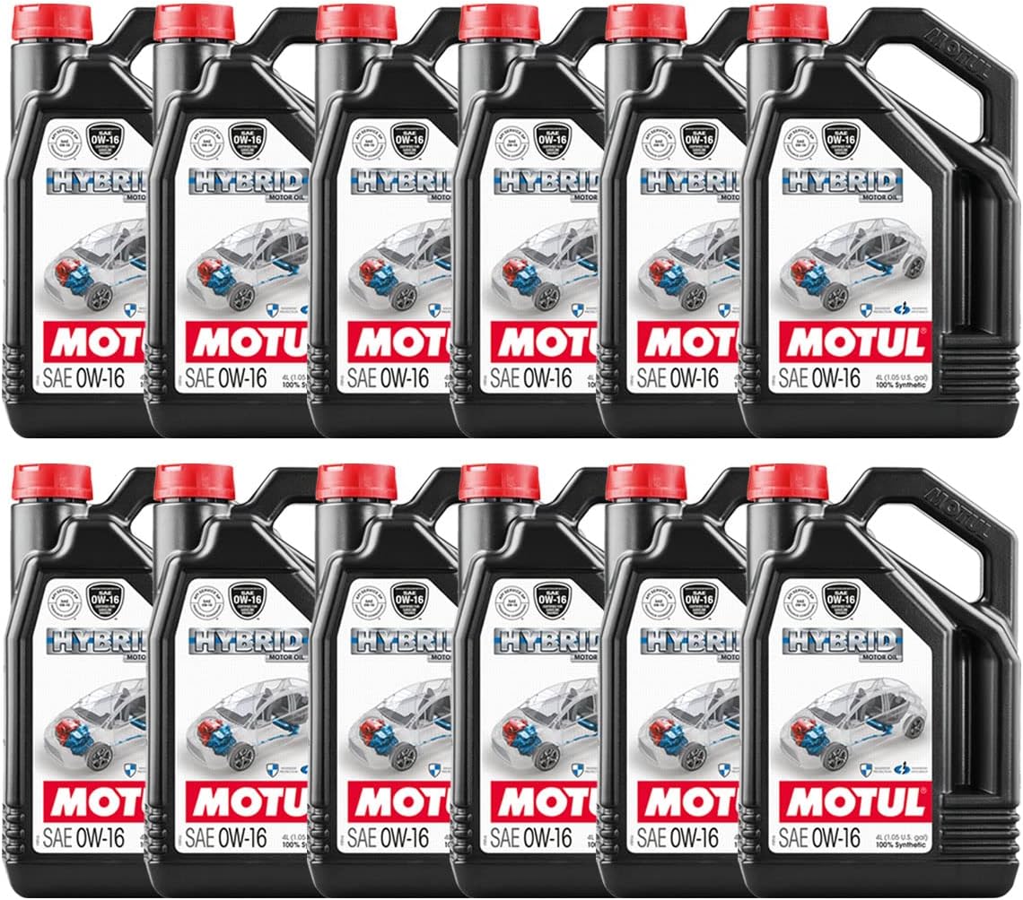 Amazon.com: Newparts HYBRID 0W16 48L Synthetic Engine Oil 12 x 4L ...
