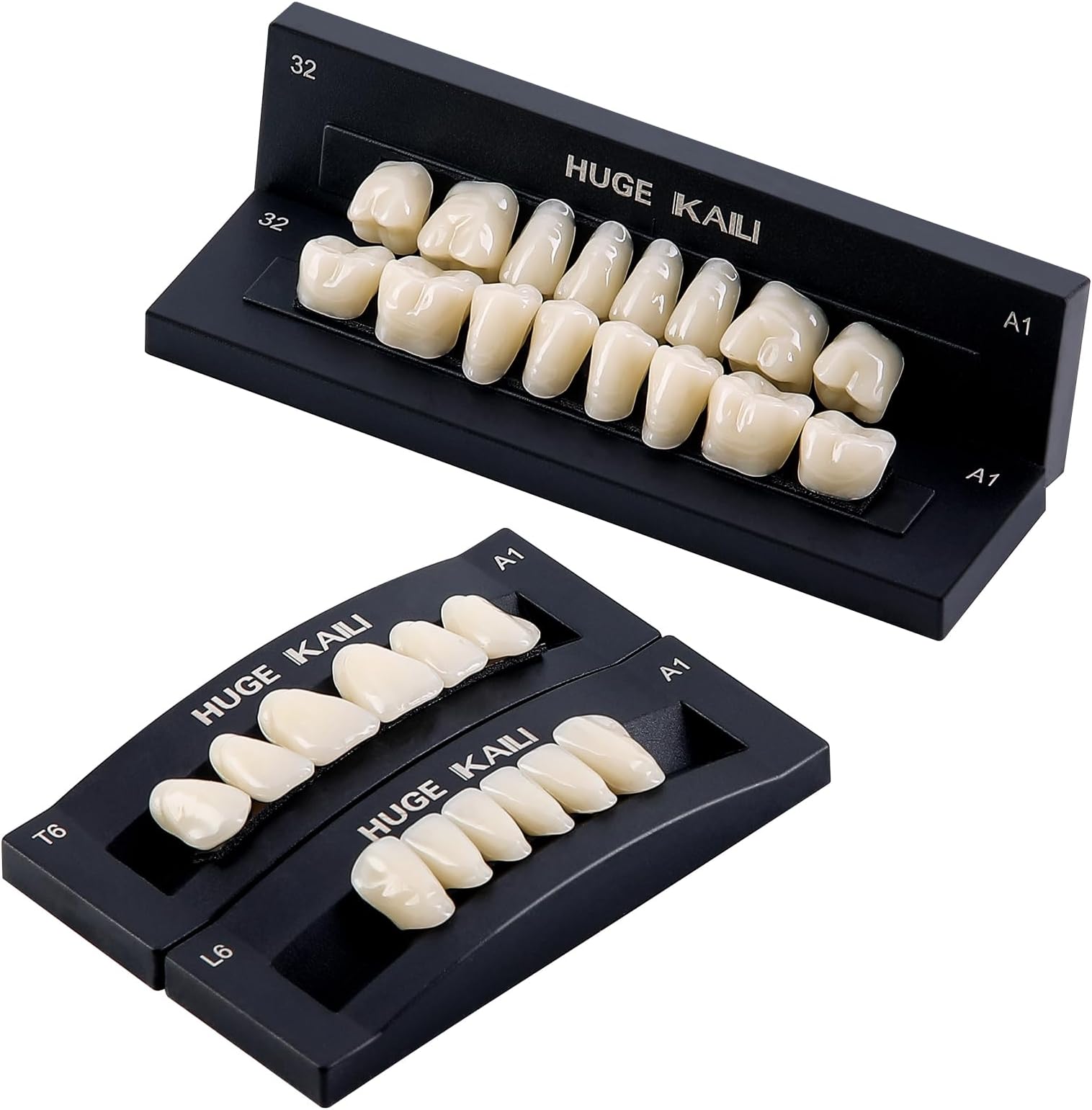 Amazon.com: JMU 28 Pcs/Set Dental Acrylic Resin Denture Teeth Shade A1 ...