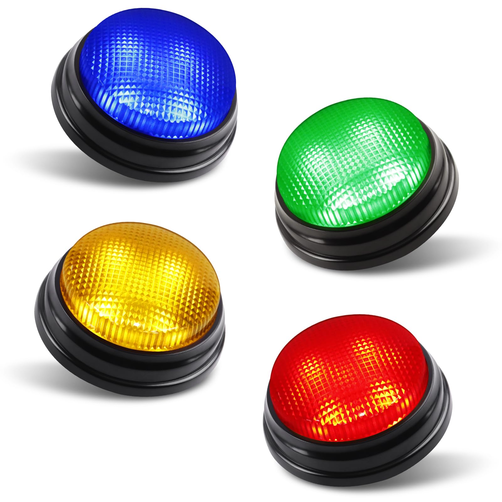 Amazon.com: AndiluluBear Buzzers for Trivia Games, Family Feud Buzzers ...