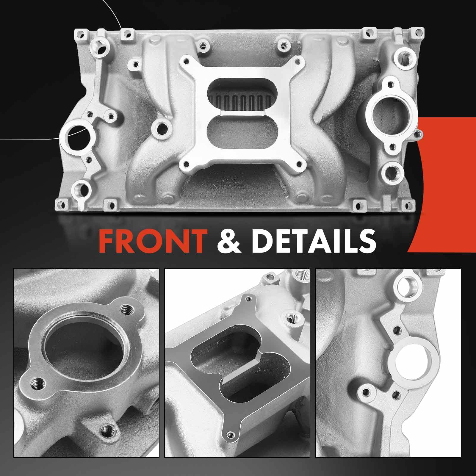 A-Premium Dual Plane Intake Manifold Compatible with Chevy Vortec SBC ...