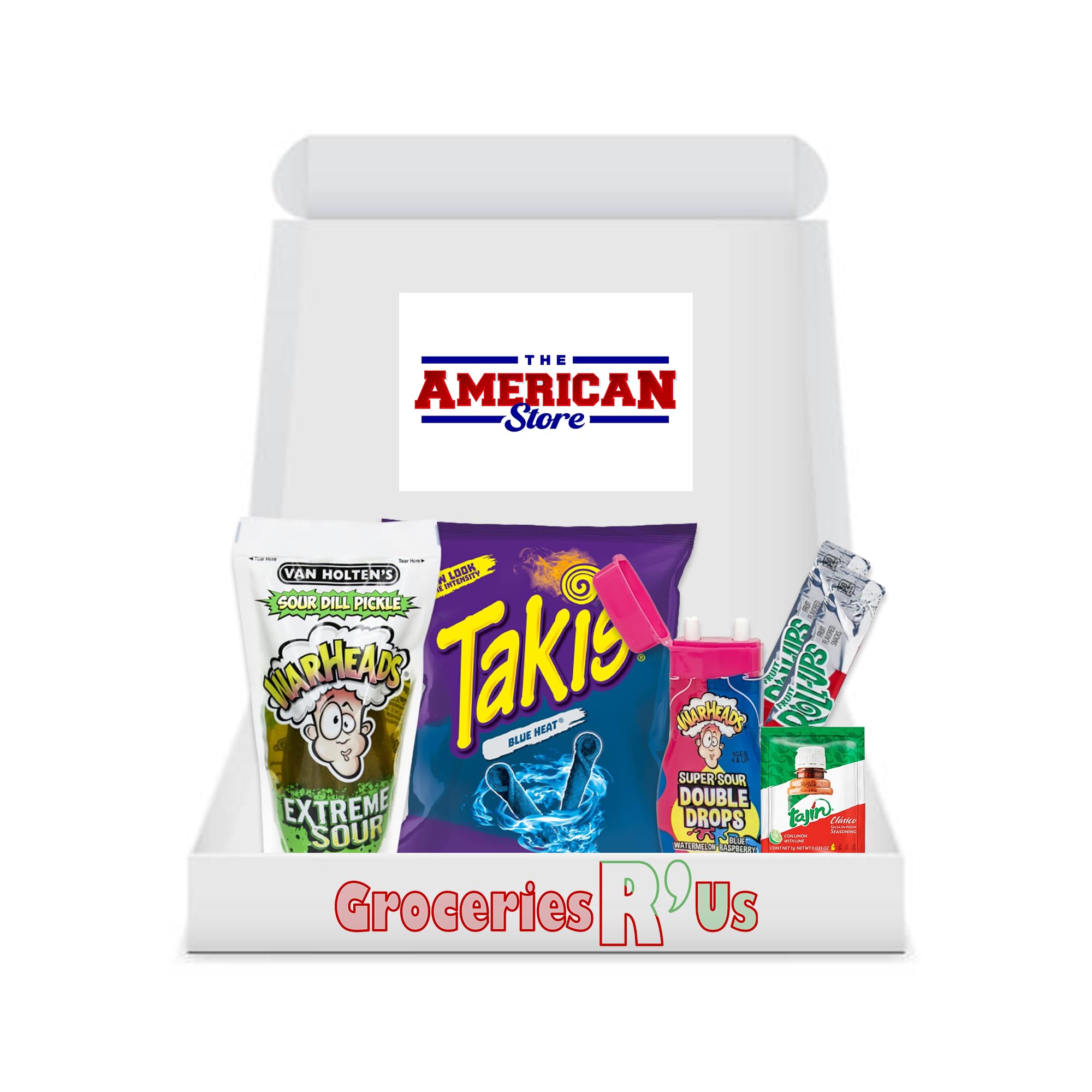 Extreme Sour Pickle Kit Van Holtens Warheads Pickle Takis Blue ...