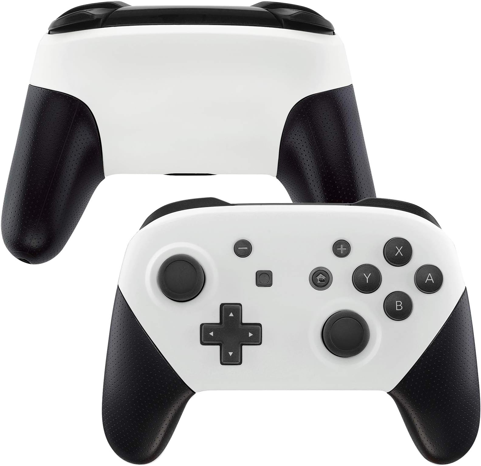 Amazon.com: eXtremeRate White Faceplate and Backplate for Nintendo ...
