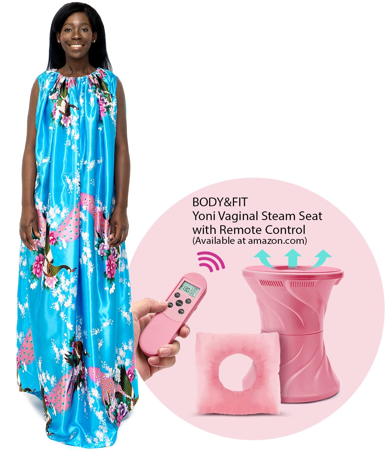 Bata de vapor Yoni, bata de b...B092TTNK4D | Encarguelo.com