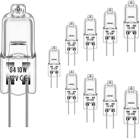 G4 Halogen Light Bulbs 20W 12V Clear Capsule 2 Pin Lamp Bulb Halogen ...