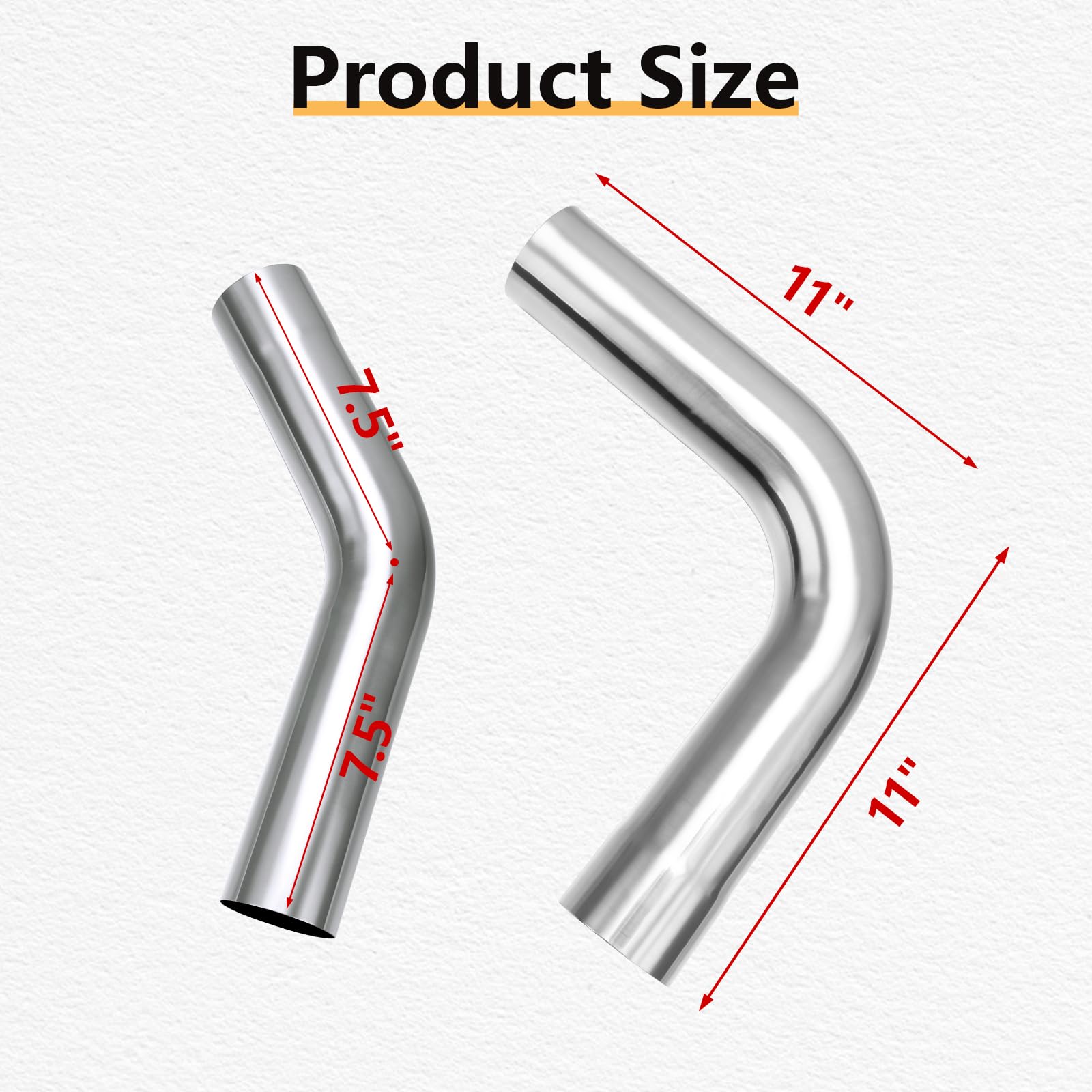 Snapklik.com : 2" Stainless Steel Custom Exhaust Kit Tubing Mandrel ...