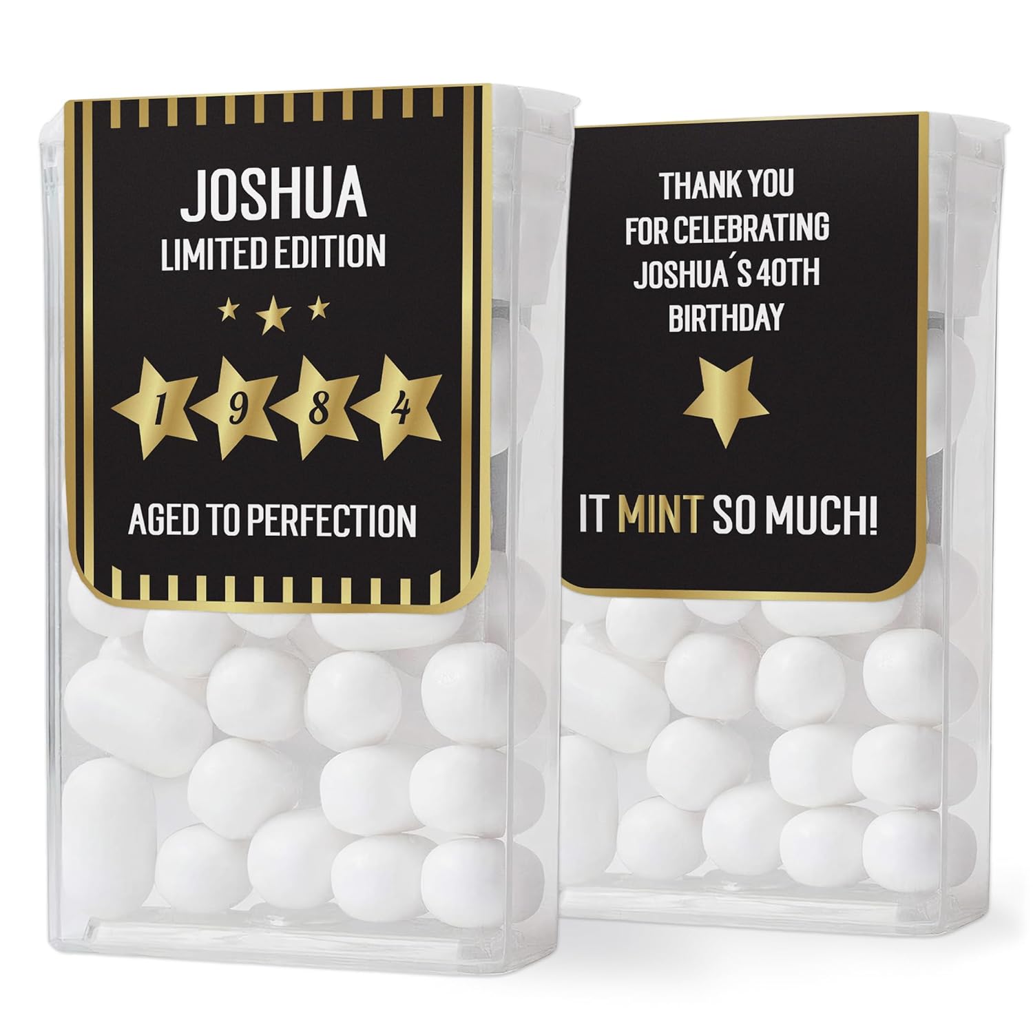 Amazon.com: XOXOKristen 25 PCS Personalized Birthday Party Favors for ...