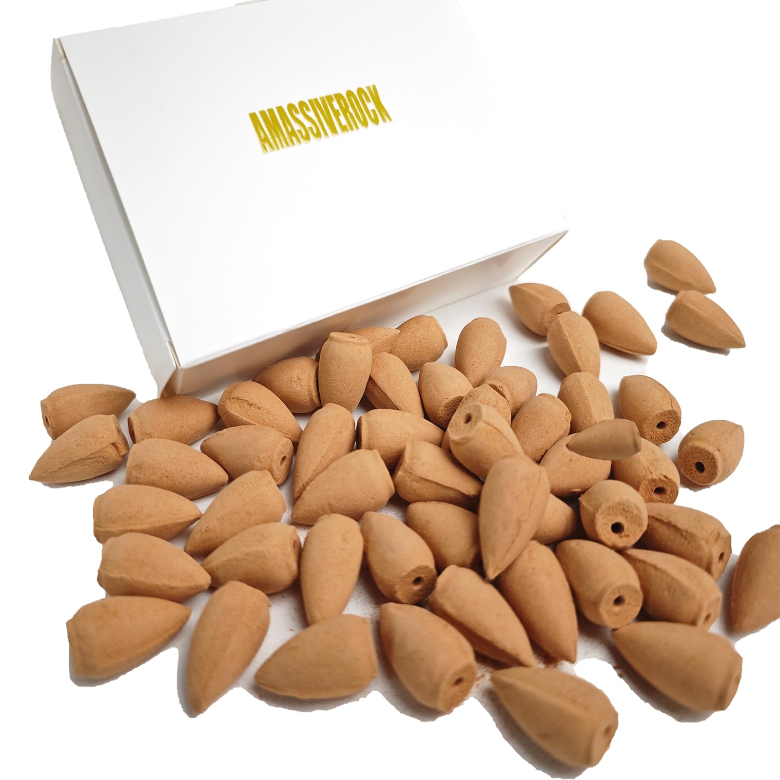 Amazon.com: AMASSIVEROCK Citronella Incense Cones (60 Cones) Backflow ...