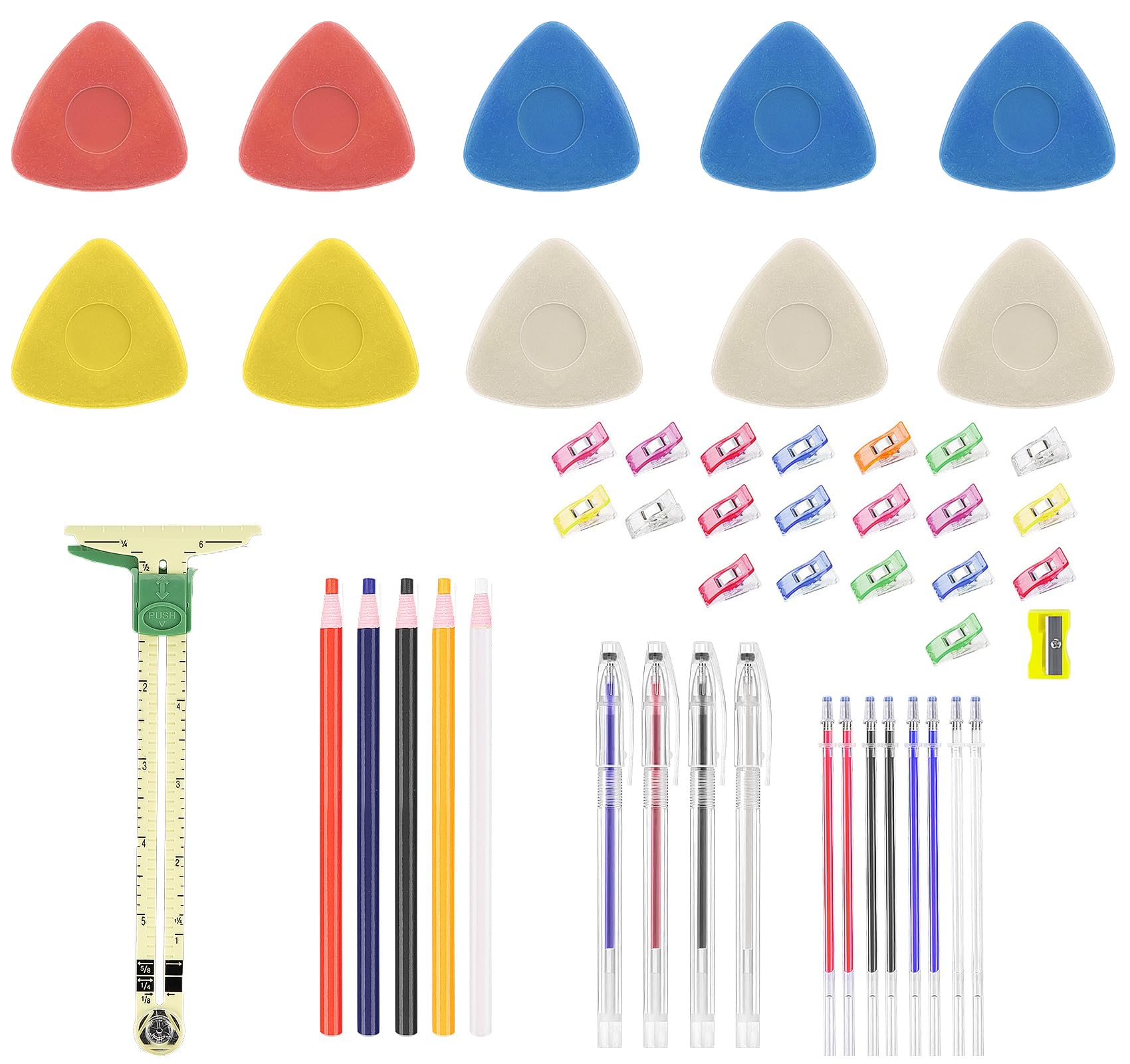 Amazon.com: 10Pcs Tailors Chalk, 49PCS Fabric Markers for Sewing ...