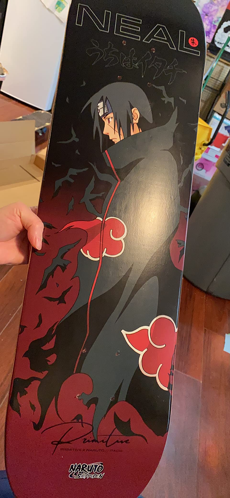 $10/mo - Finance Primitive x Naruto Robert Neal Crows Skateboard Deck ...