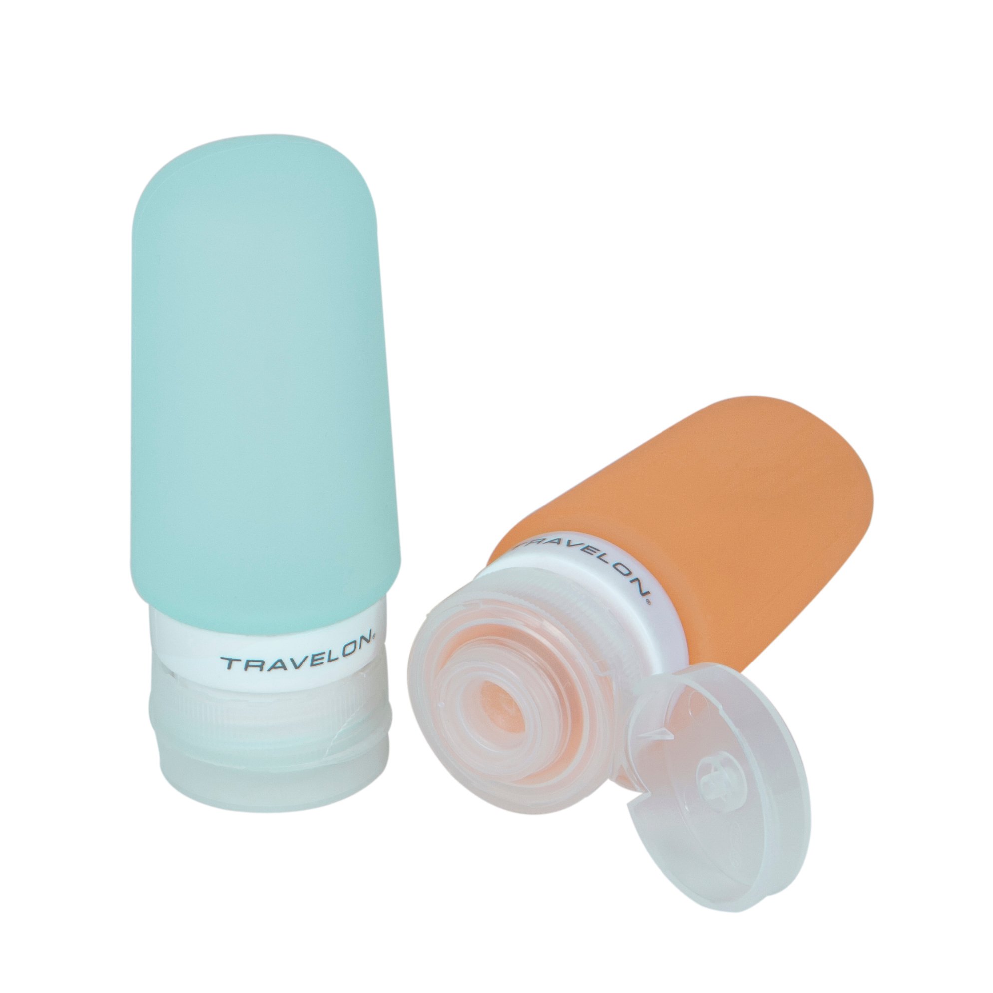 Amazon.com: Travelon Set Of 2 Smart Tubes, 2 Ounce, Orange/Blue, One ...