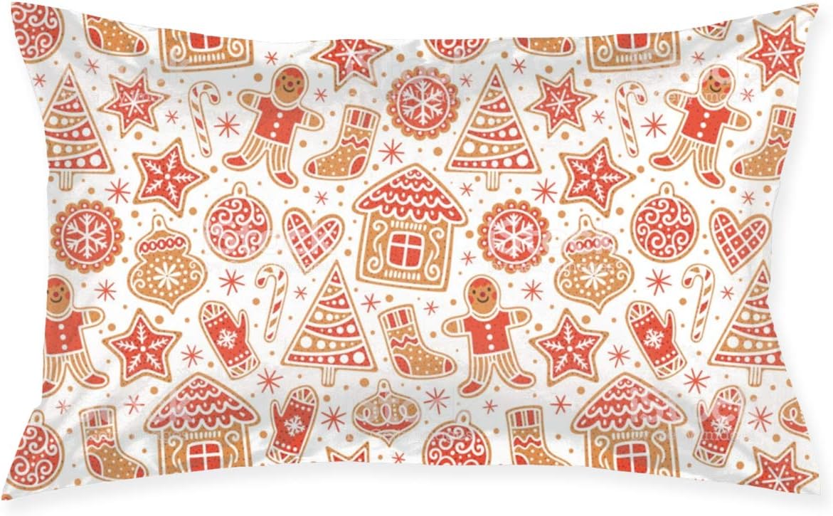 Amazon.com: Gingerbread Man 20''x 30'' Bed Pillow Case Cover Cushions ...