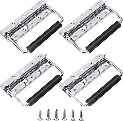 Amazon.com: LifCratms 2Pcs Black Spring Loaded Case Handles, 304 ...