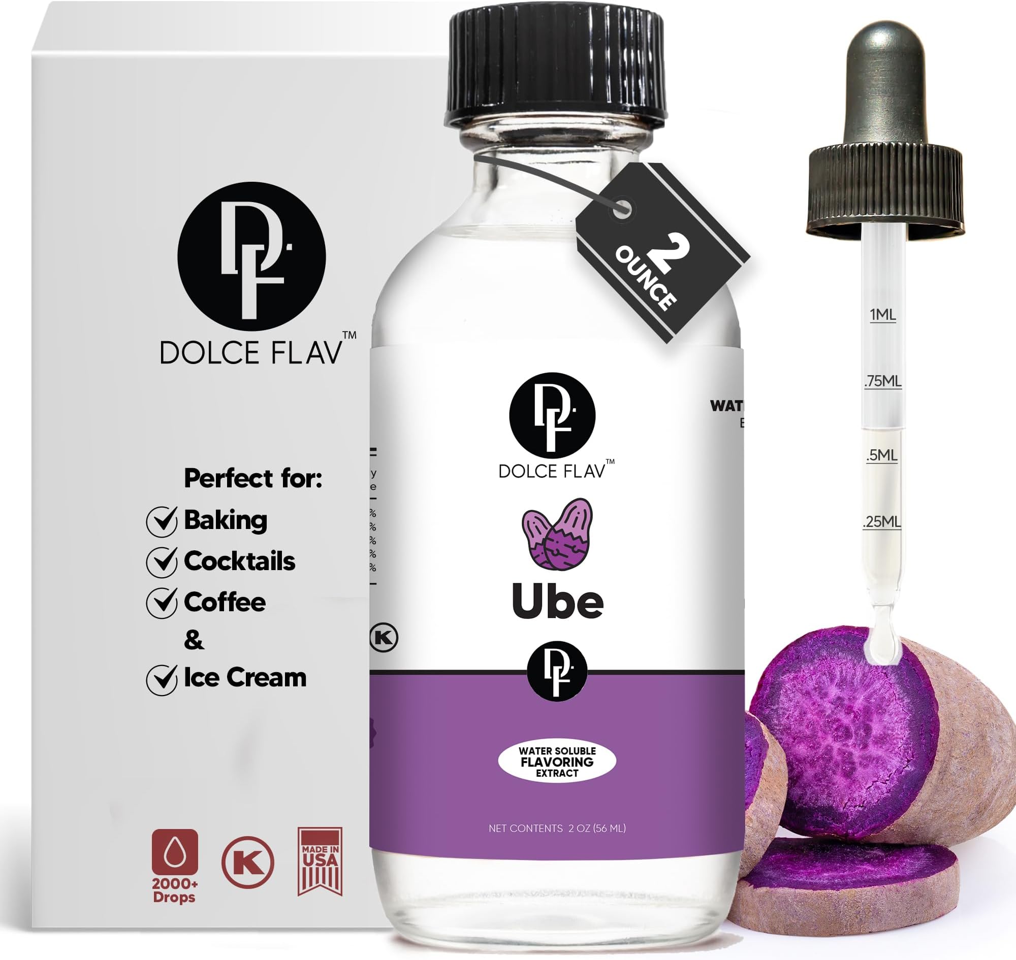Amazon.com: Ube Extract by Butterfly 2 oz : Grocery & Gourmet Food