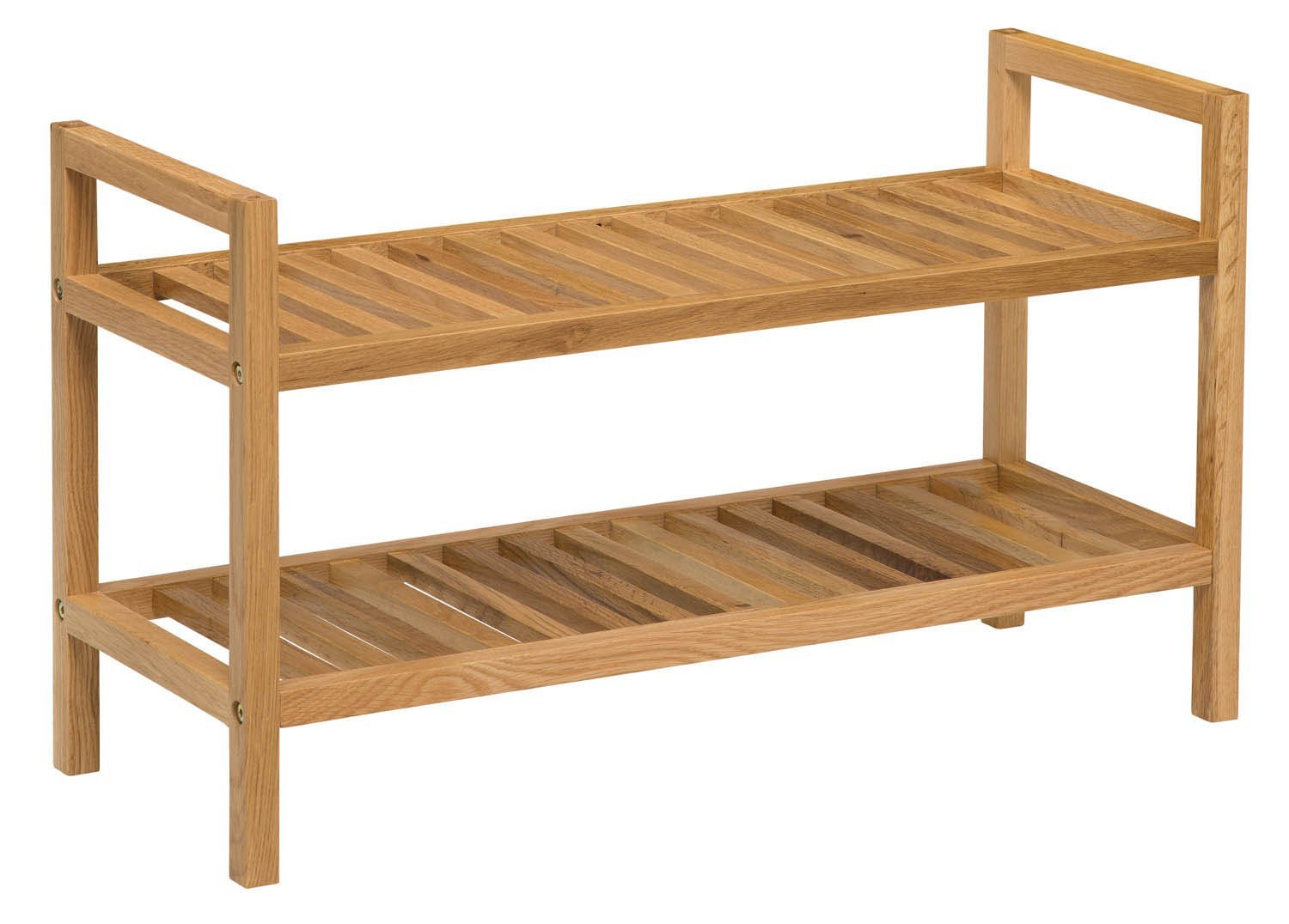 PRIMA HOUSEWARES Wooden Shoe Boot Trainer Rack Storage Shelf Organiser ...