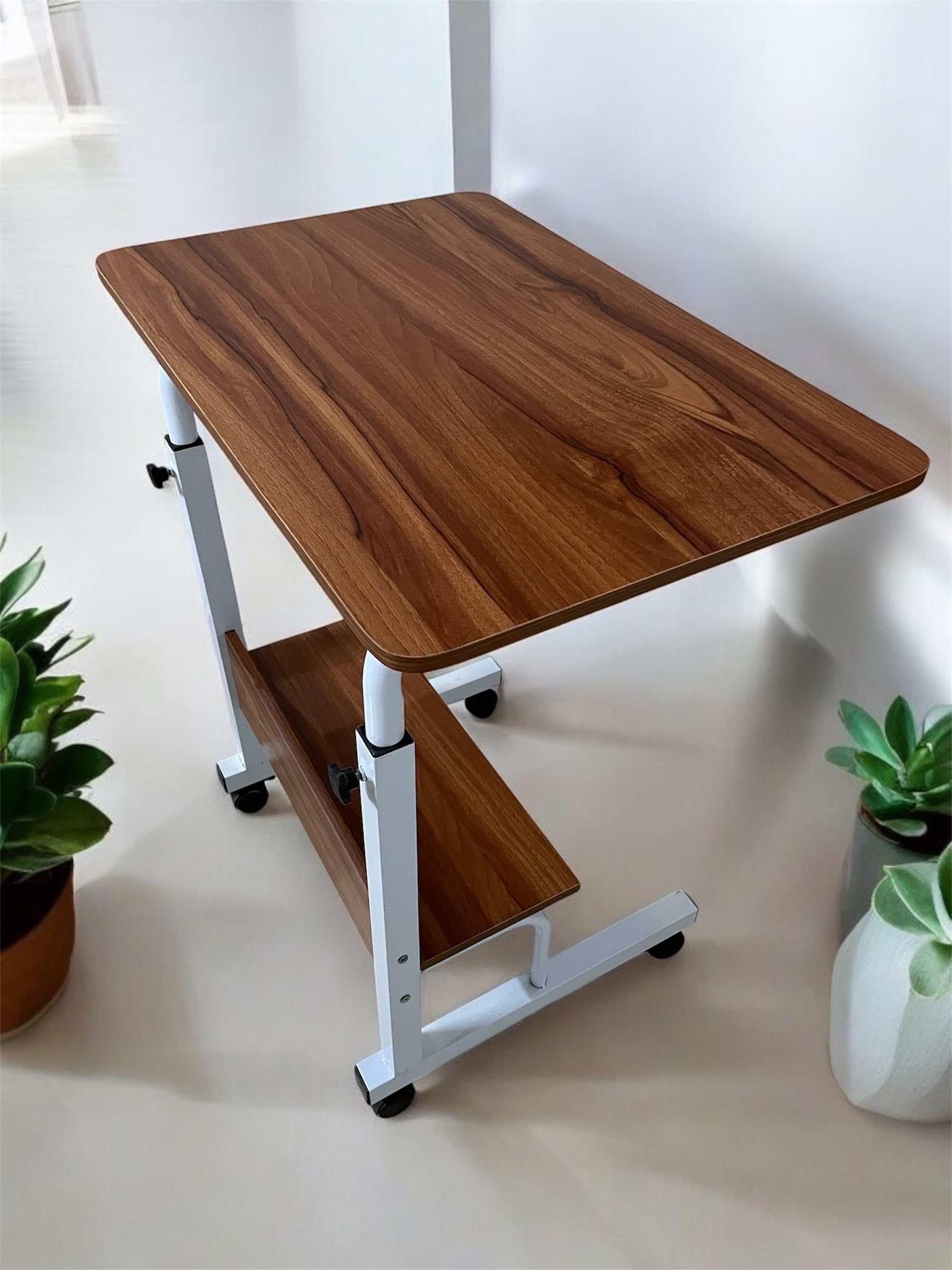 aaRF Wood Portable Laptop Table (Finish Color - Brown, DIY(Do-It ...