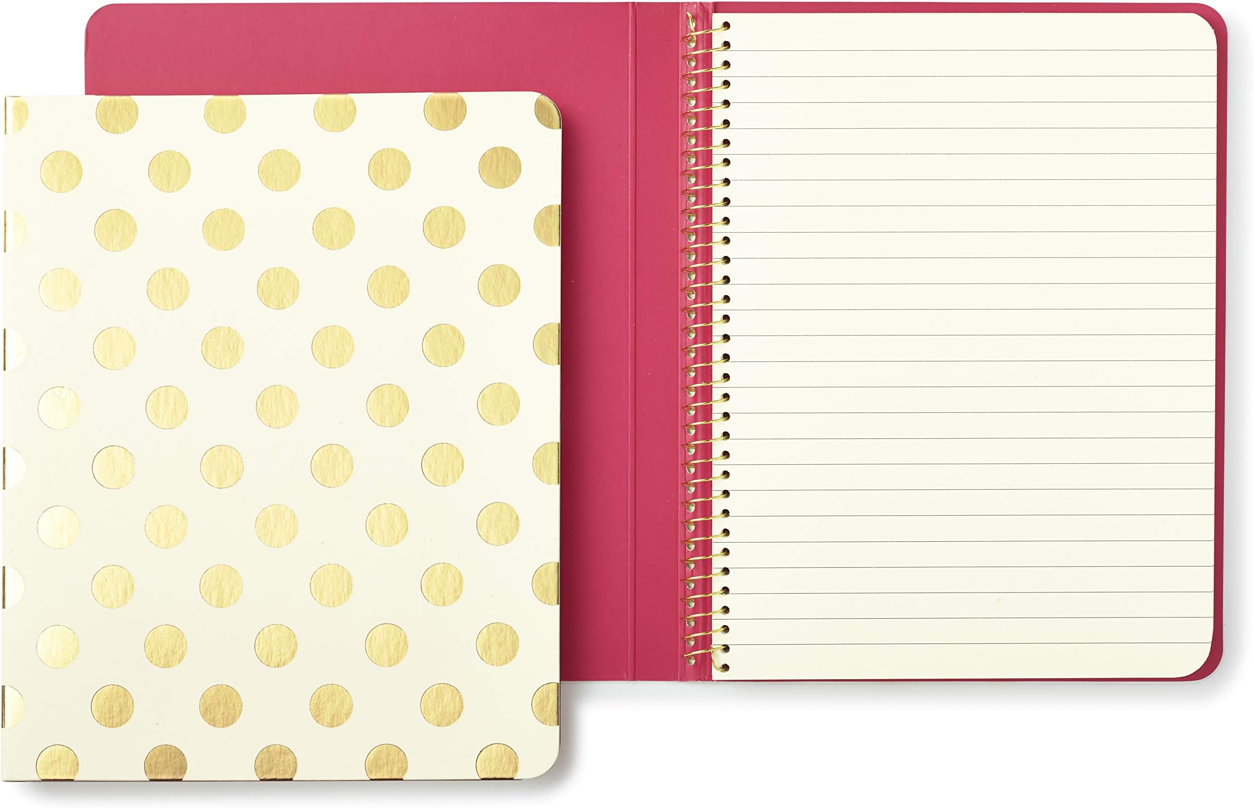Amazon.com : kate spade new york Spiral Notebook - Gold Dots : Office ...
