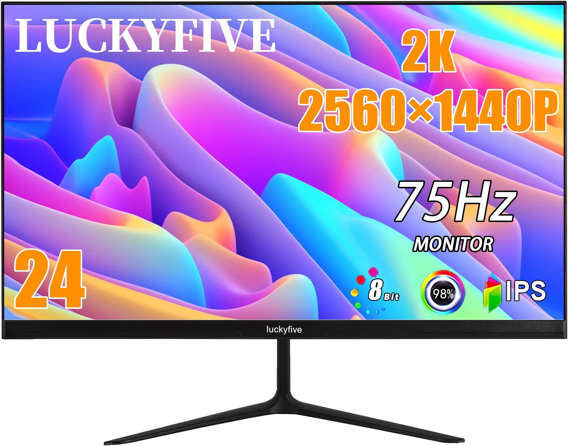 Amazon.com: KTC 24 Inch QHD 2560x1440 IPS Computer Monitor, 100Hz Zero ...
