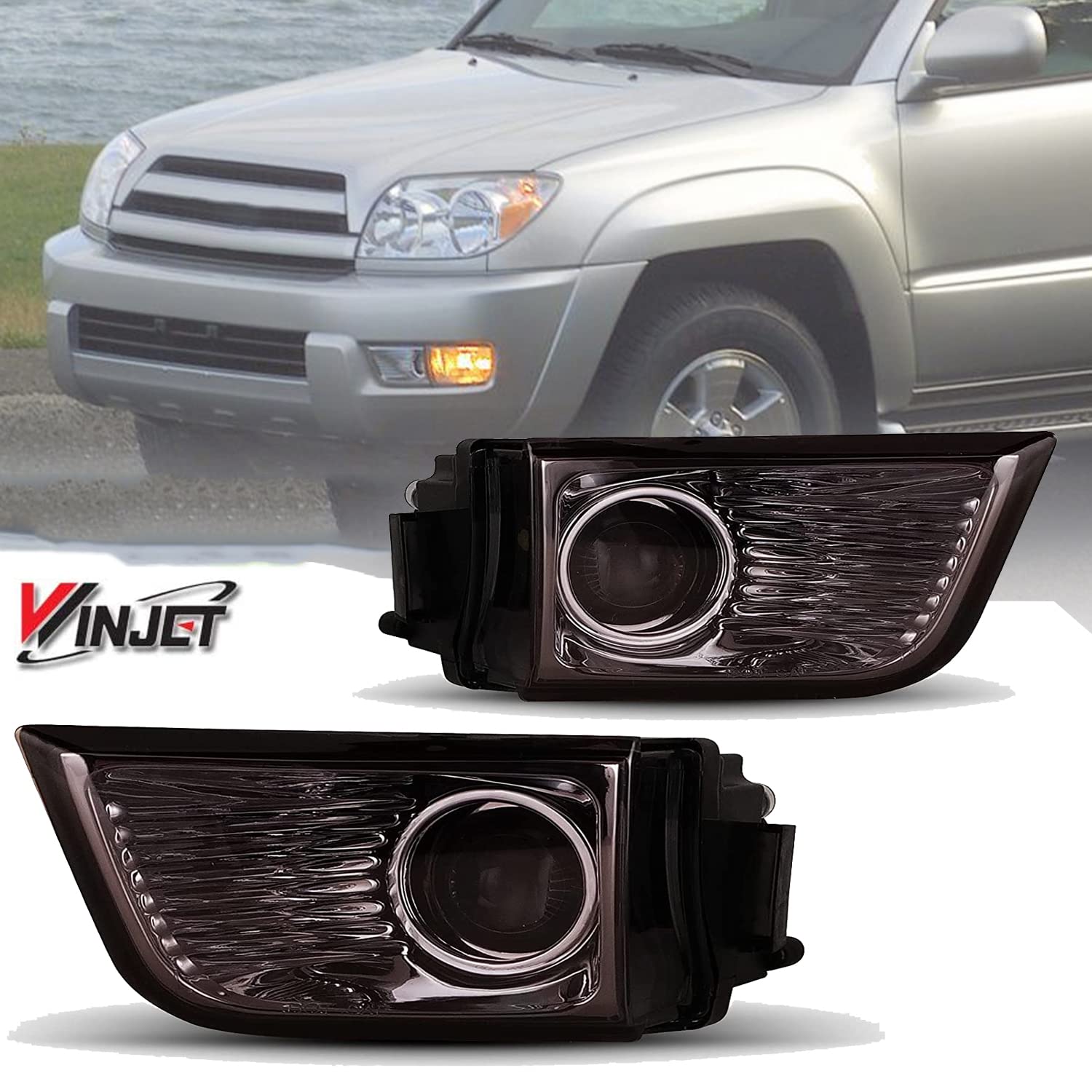 Amazon.com: Winjet Fog Lights for 2003 2004 2005 Toyota 4Runner OEM ...