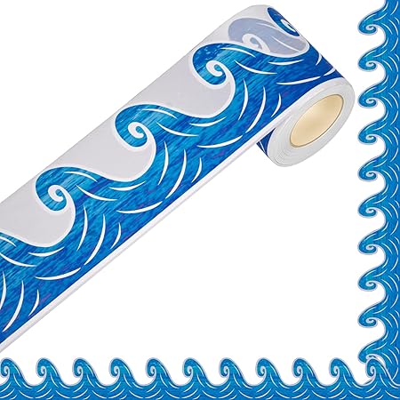 Amazon.com: 66Feet Bulletin Board Borders, Self Adhesive Rolled Border ...