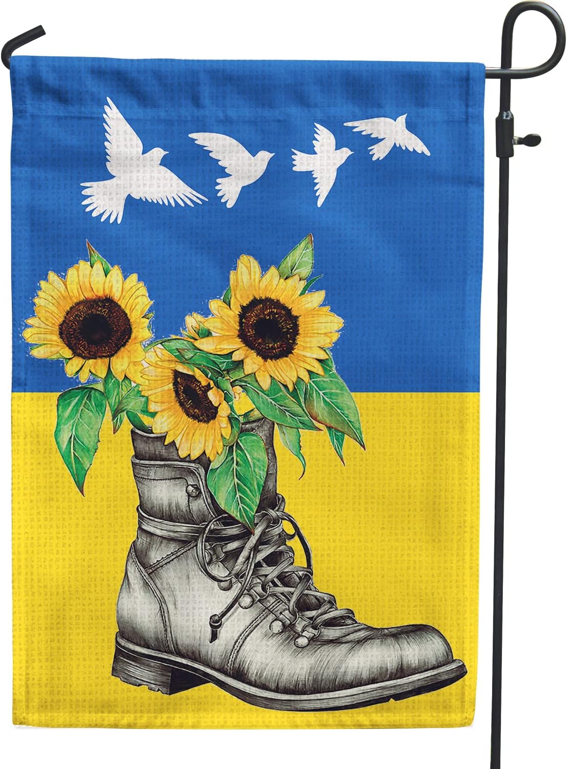 Amazon.com : Ukraine Garden Flags,Ukrainian Sunflowers Memorial Garden ...