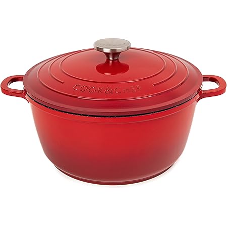 Non Stick Aluminium Stockpot - Oven Safe Aluminium Cooking Pot – 4L ...